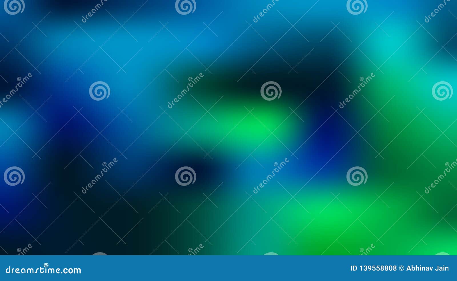 Blurred Blue Green Abstract Background Illustration Stock Illustration ...