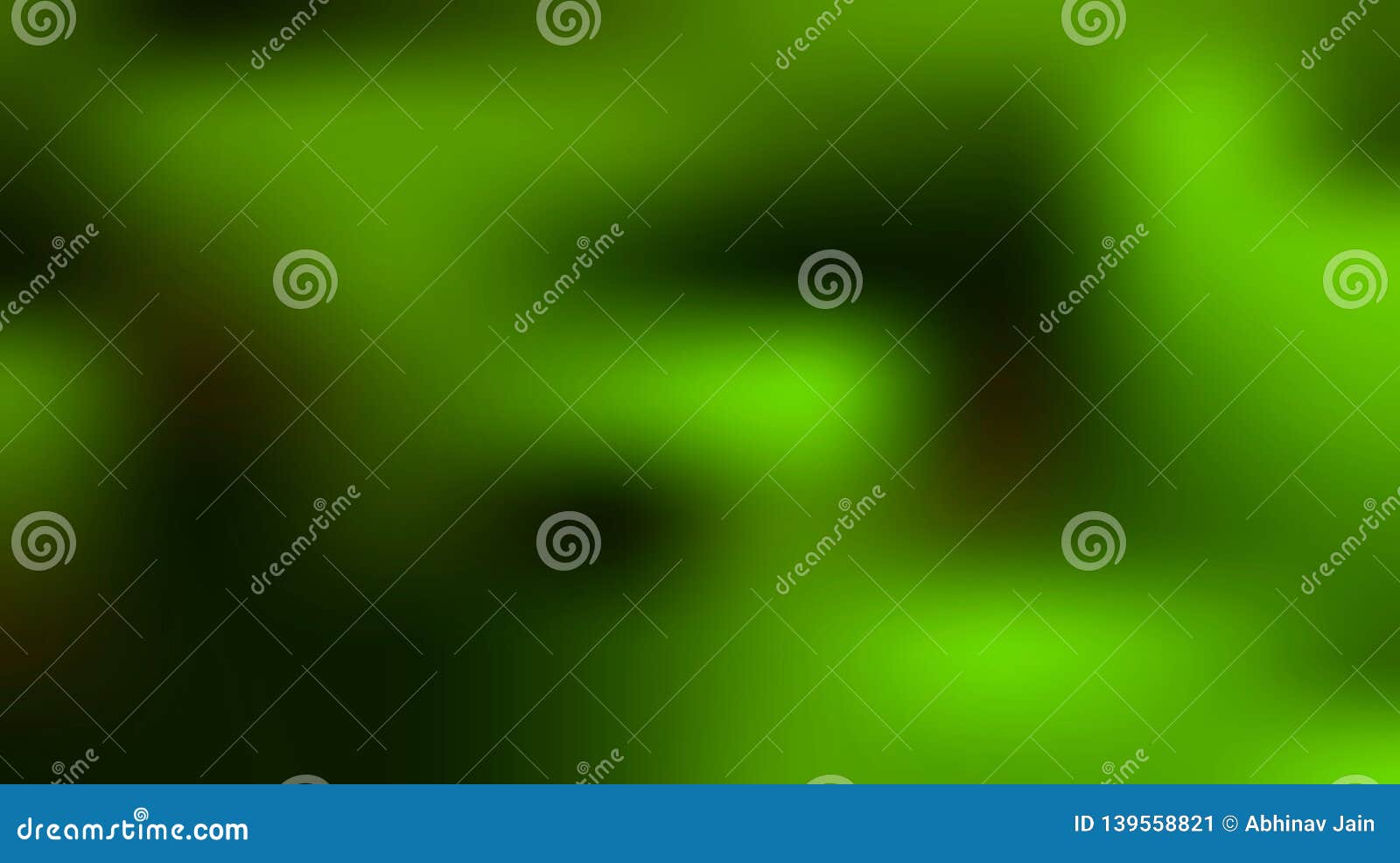 Green Blurred Abstract Background Illustration Stock Illustration ...