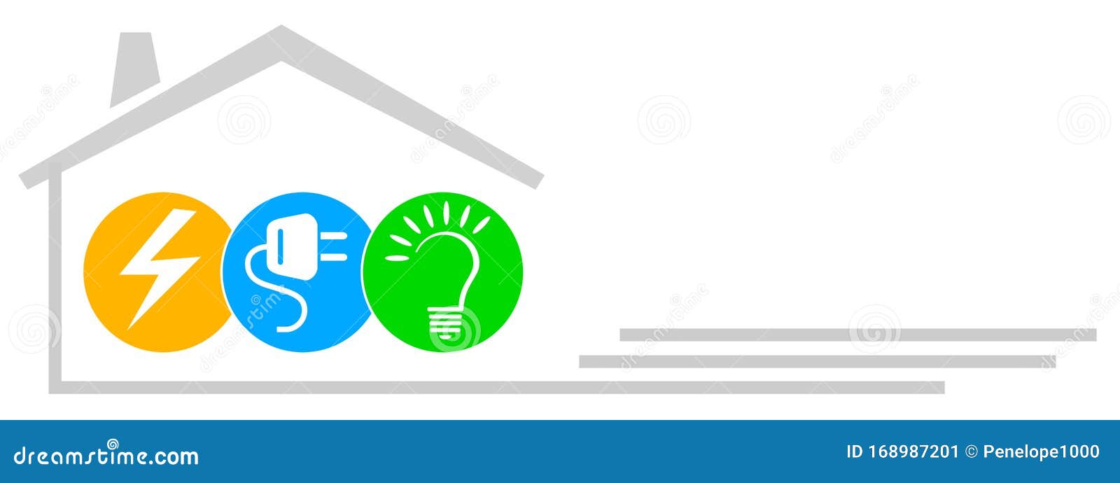 Abstract Electrical Service Vector Illustration with Various Craft ...