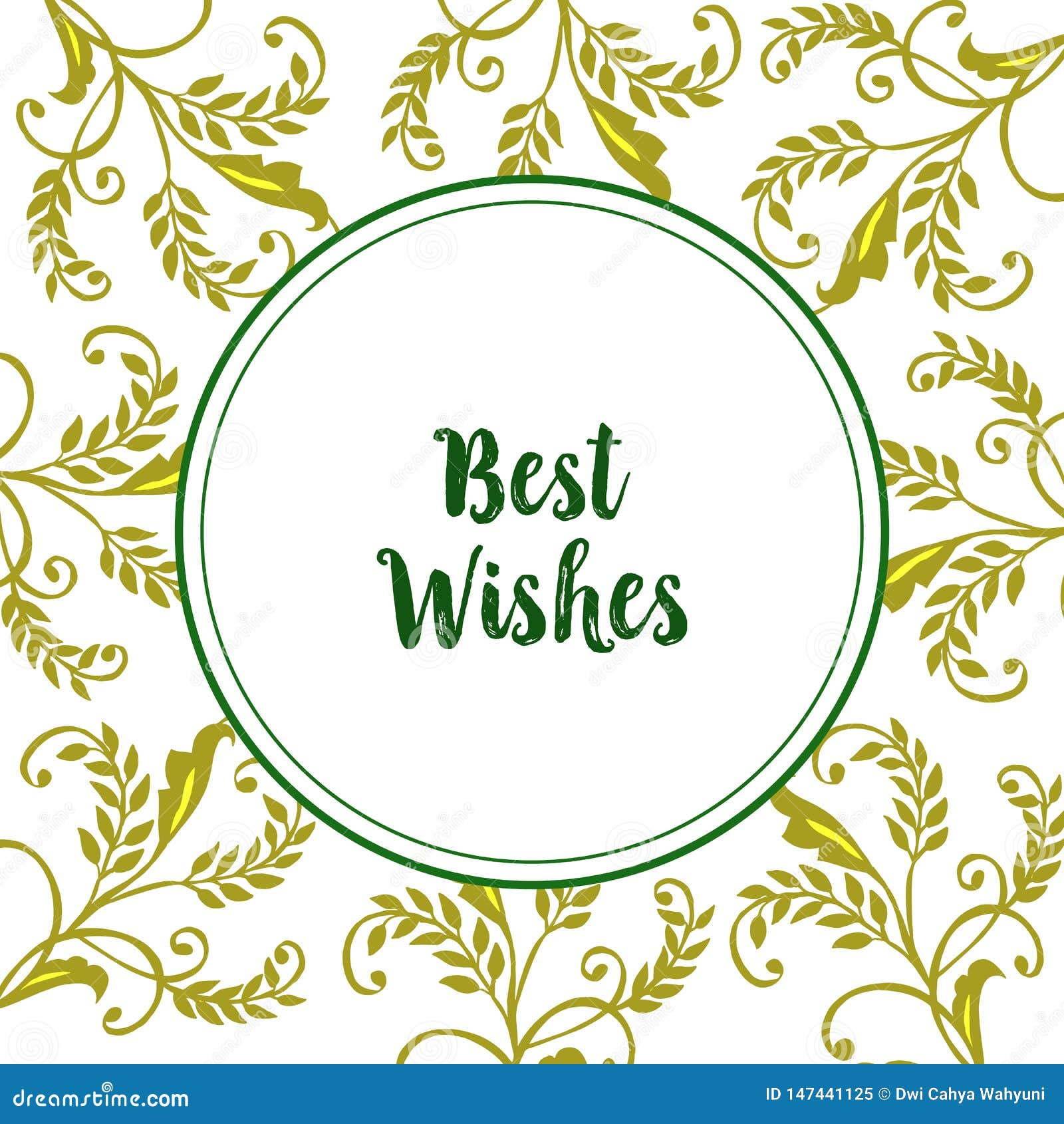 Vector Illustration Various Ornate of Wreath Frame with Template Best ...