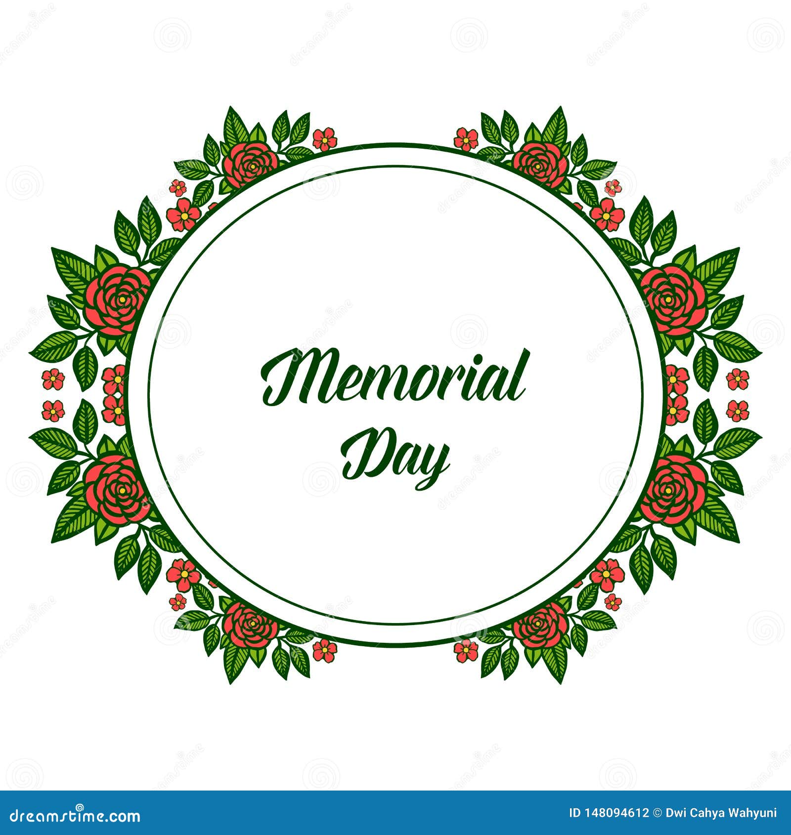 Vector Illustration Various Pattern Leaf Flower Frame for Decorative ...