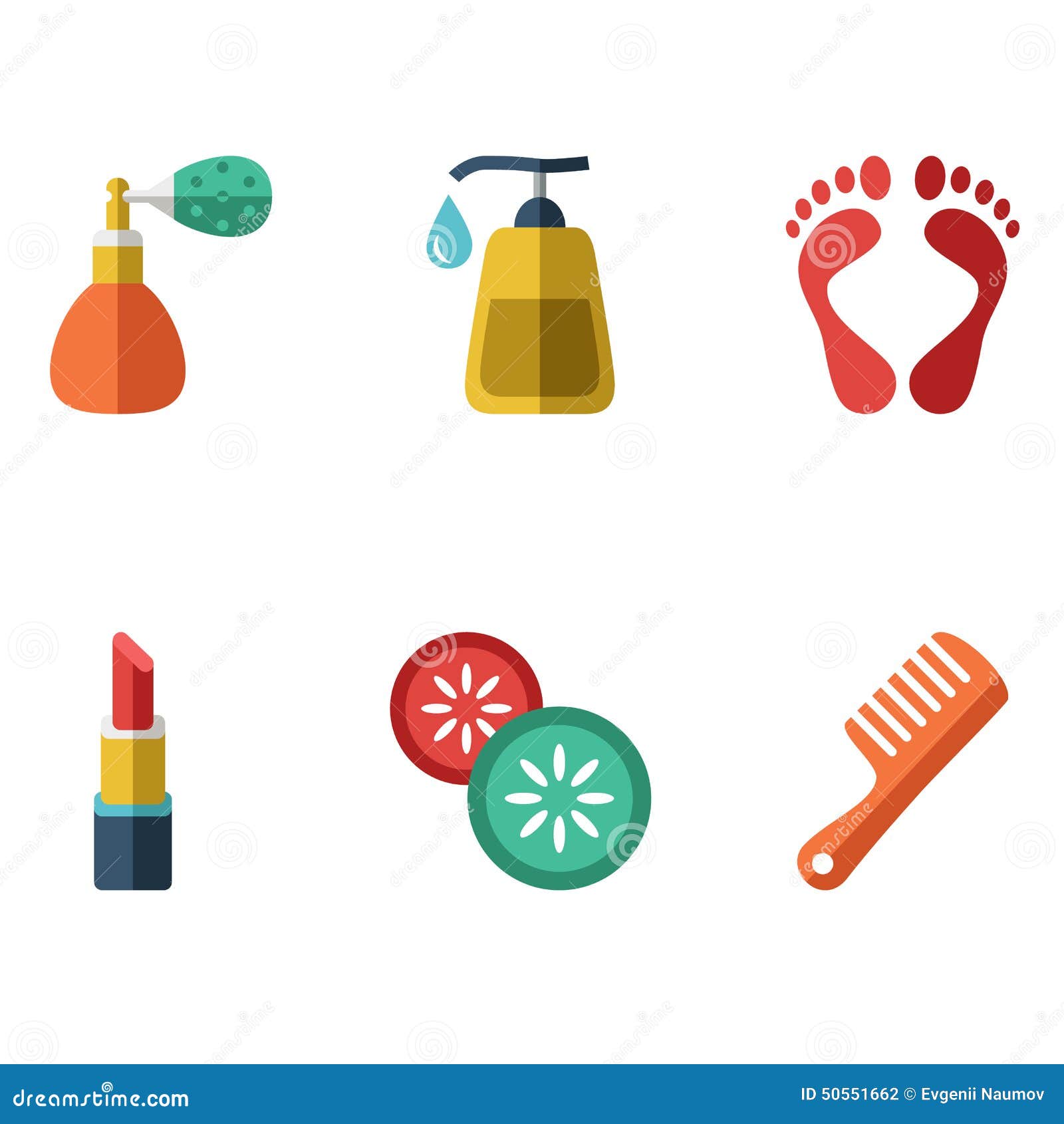 Vector Illustration of Various Spa Icons Stock Vector - Illustration of ...