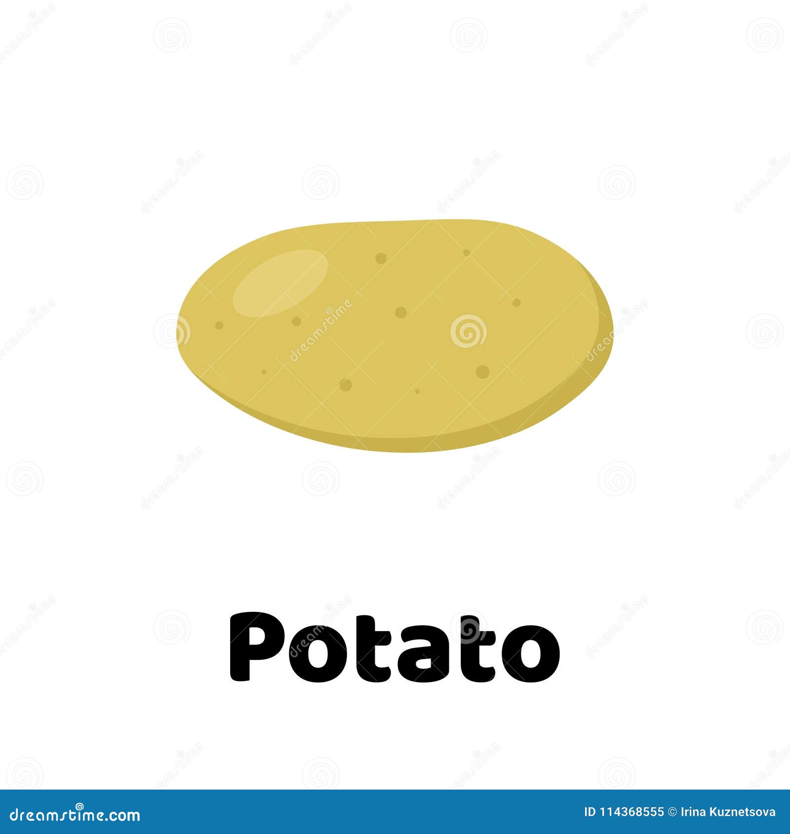 Vegetable. Potato. Educational Logic Worksheet For Preschool And School ...
