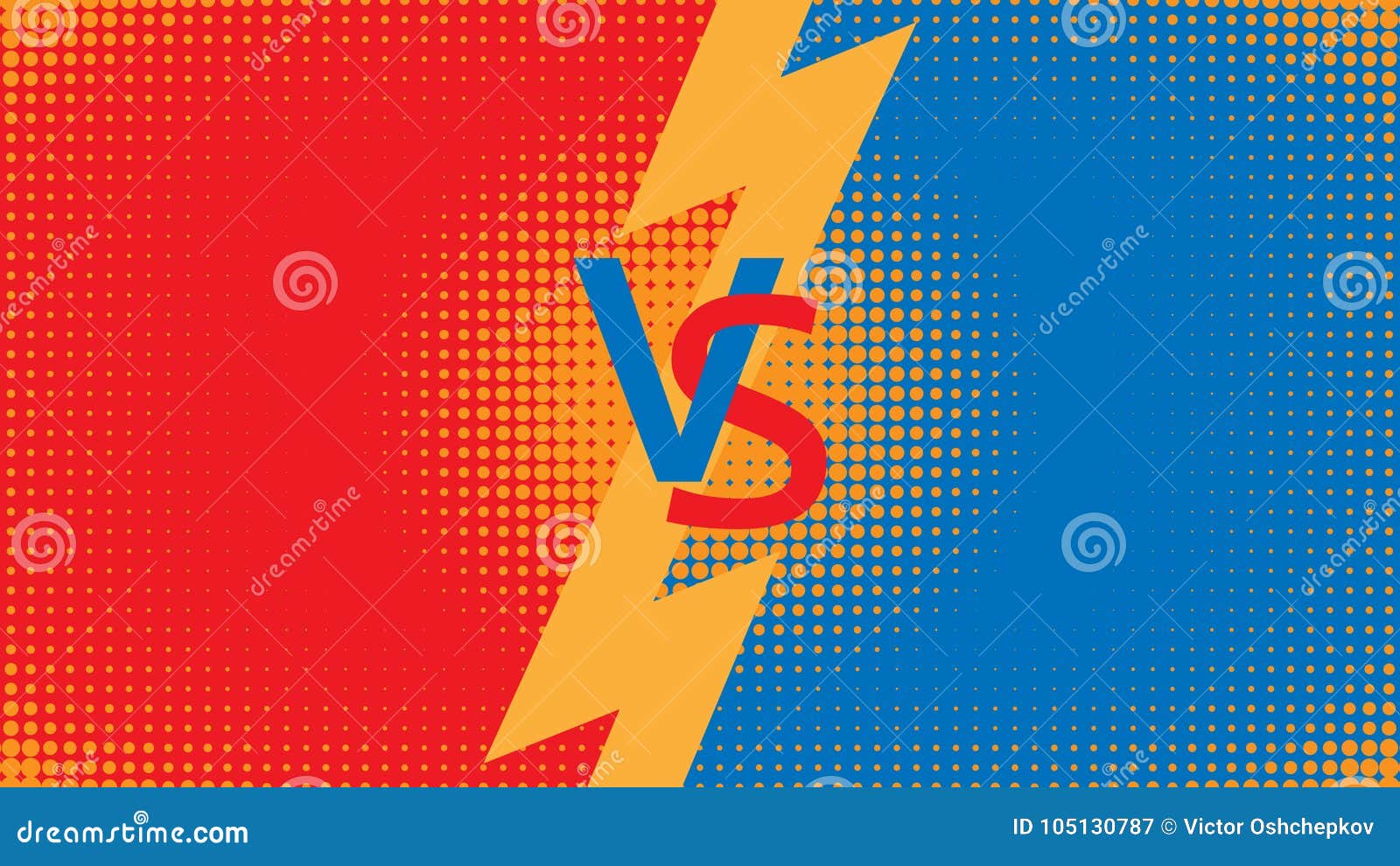 Vector versus illustration stock vector. Illustration of fight - 105130787