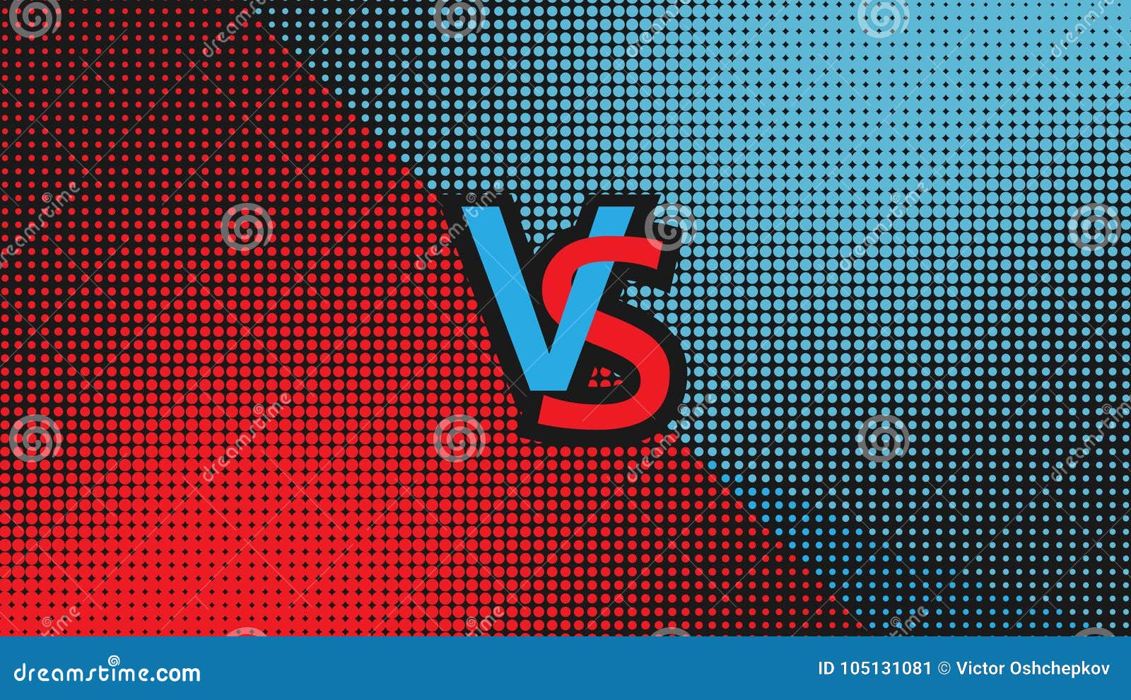 Vector versus illustration stock vector. Illustration of challenge ...