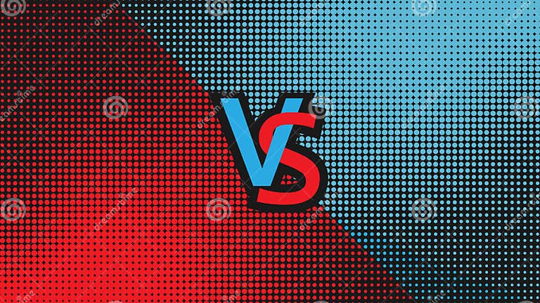 Vector versus illustration stock vector. Illustration of challenge ...