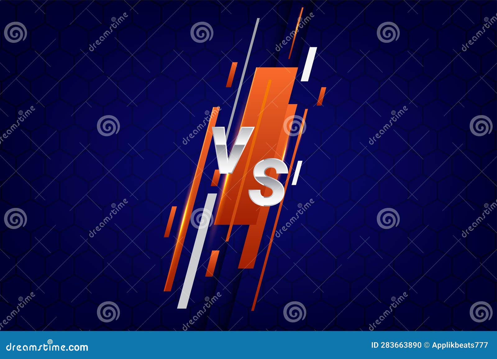Vector Illustration Versus Screen for Fight Stock Vector - Illustration ...