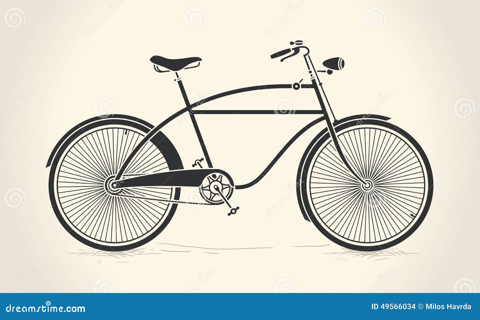 Vintage Bicycle Icon Vector. Trendy Flat Vintage Bicycle Icon From ...