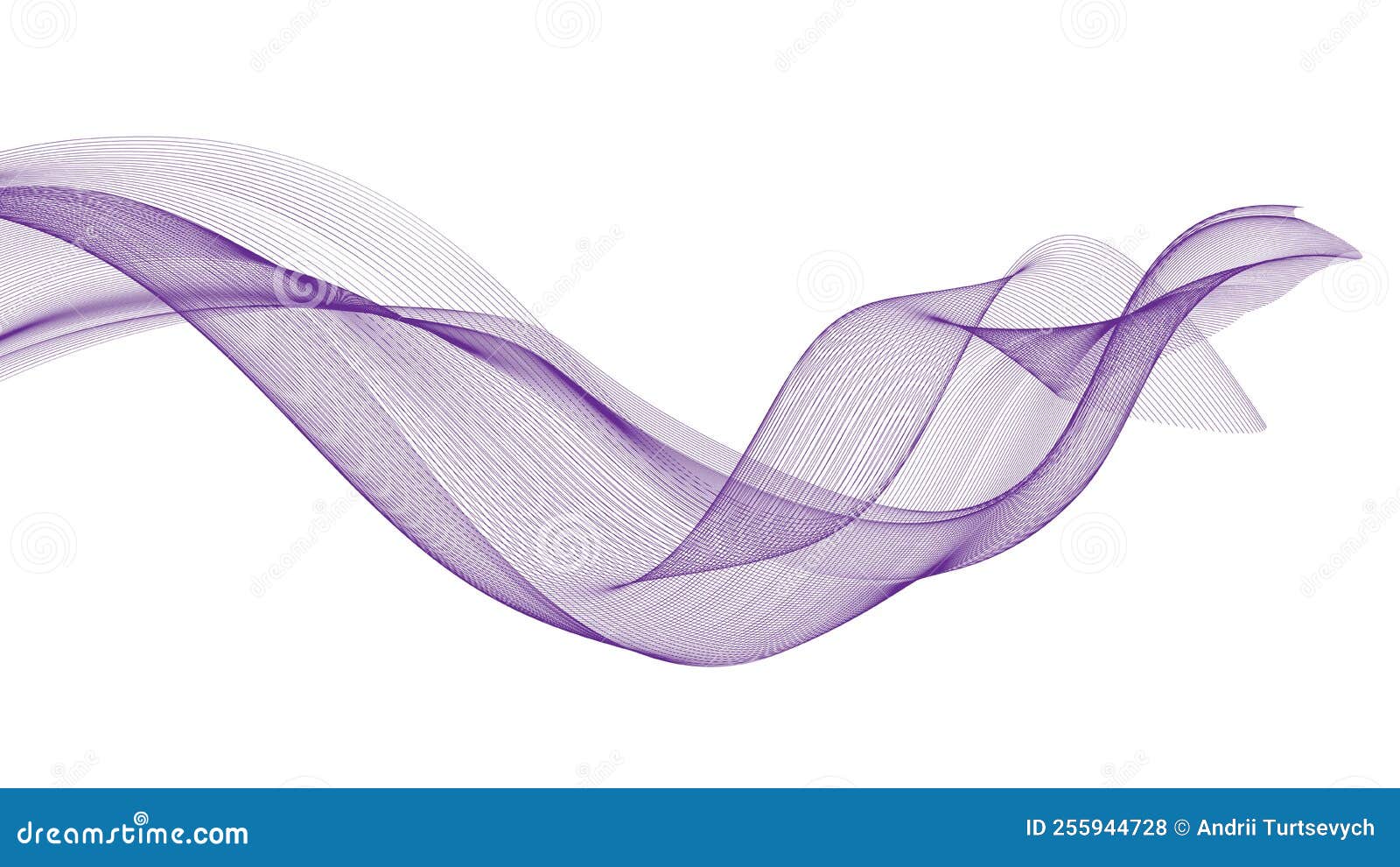 Vector Illustration of Violet on White Pattern with Nice Curves ...