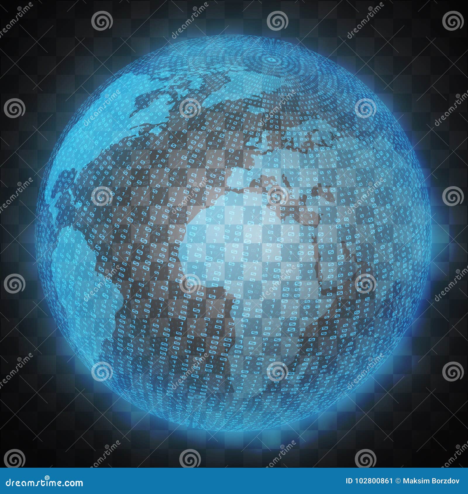 Red Map Of World On Transparent Background Cartoon Vector ...