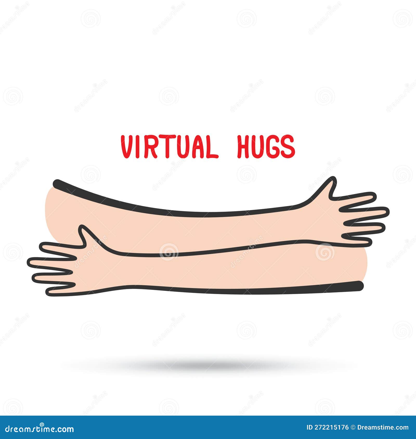 Vector illustration stock vector. Illustration of embrace - 272215176