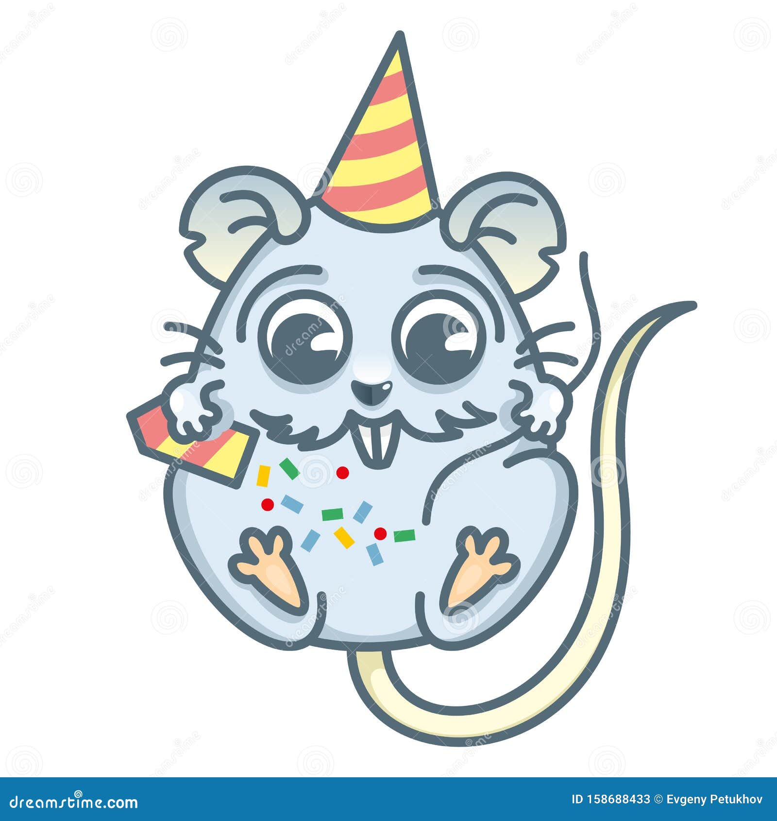 Vector Illustration Von Cartoon Ratte Vektor Abbildung - Illustration ...