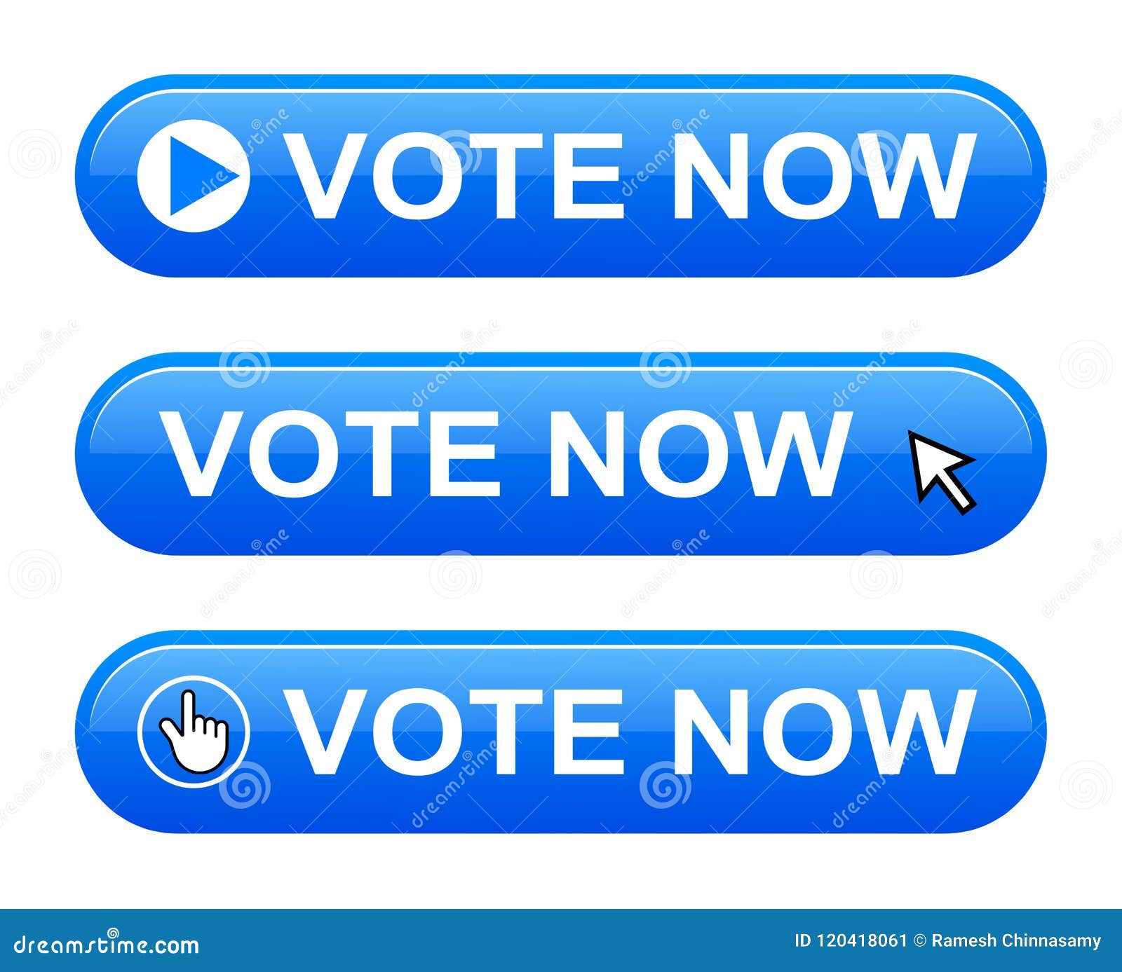 Vote now button stock vector. Illustration of enter - 120418061