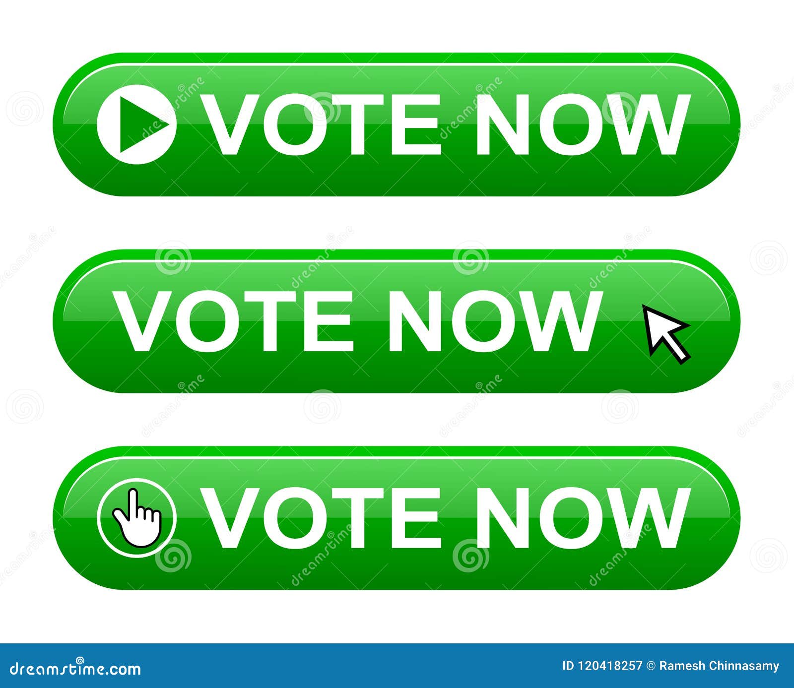 Vote now button stock vector. Illustration of government - 120418257