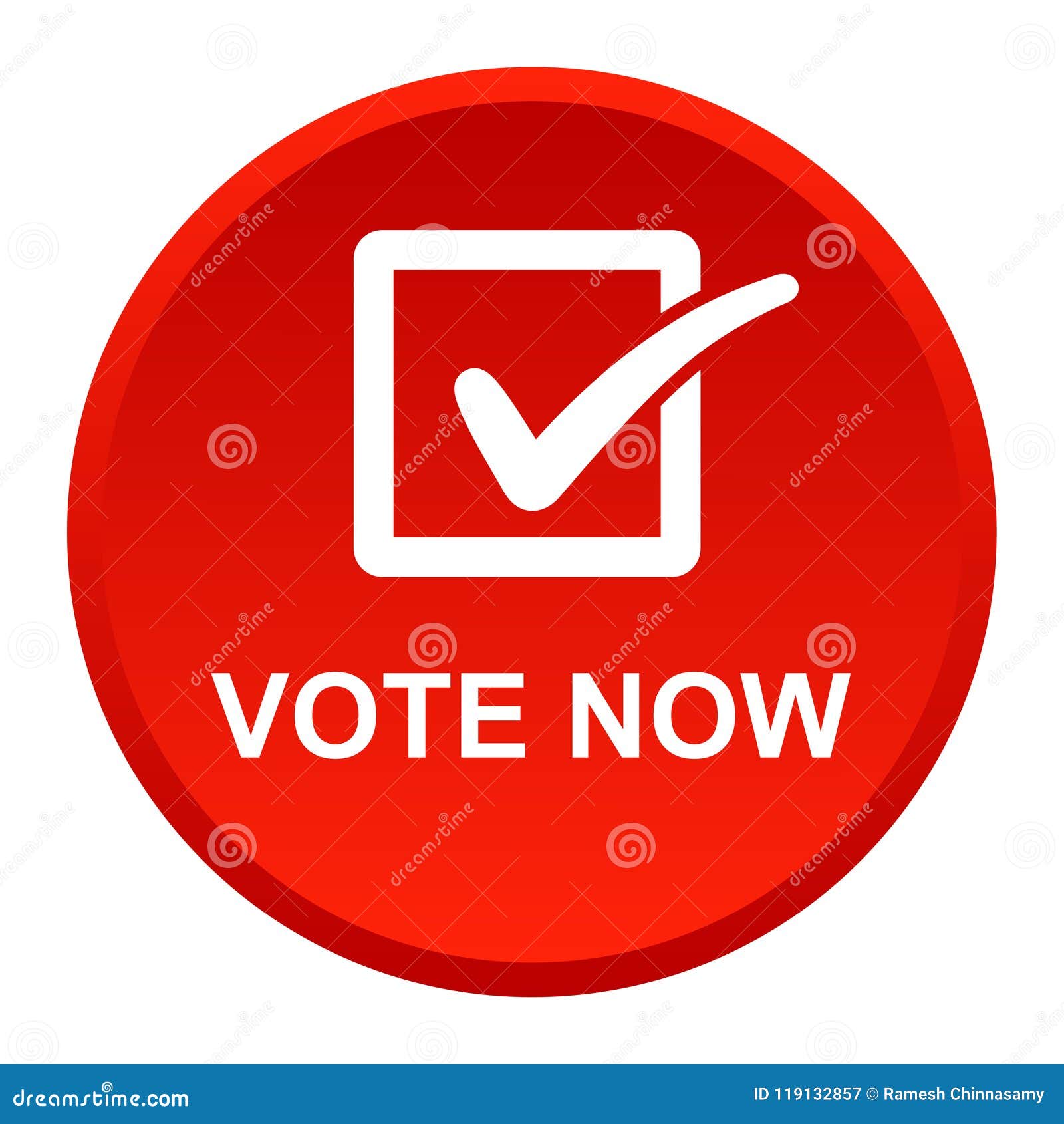 Vote now button stock vector. Illustration of democrats - 119132857