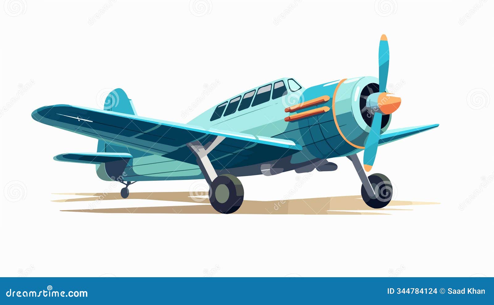 Vector Illustration of War Plane Vector Cartoon Stock Vector ...