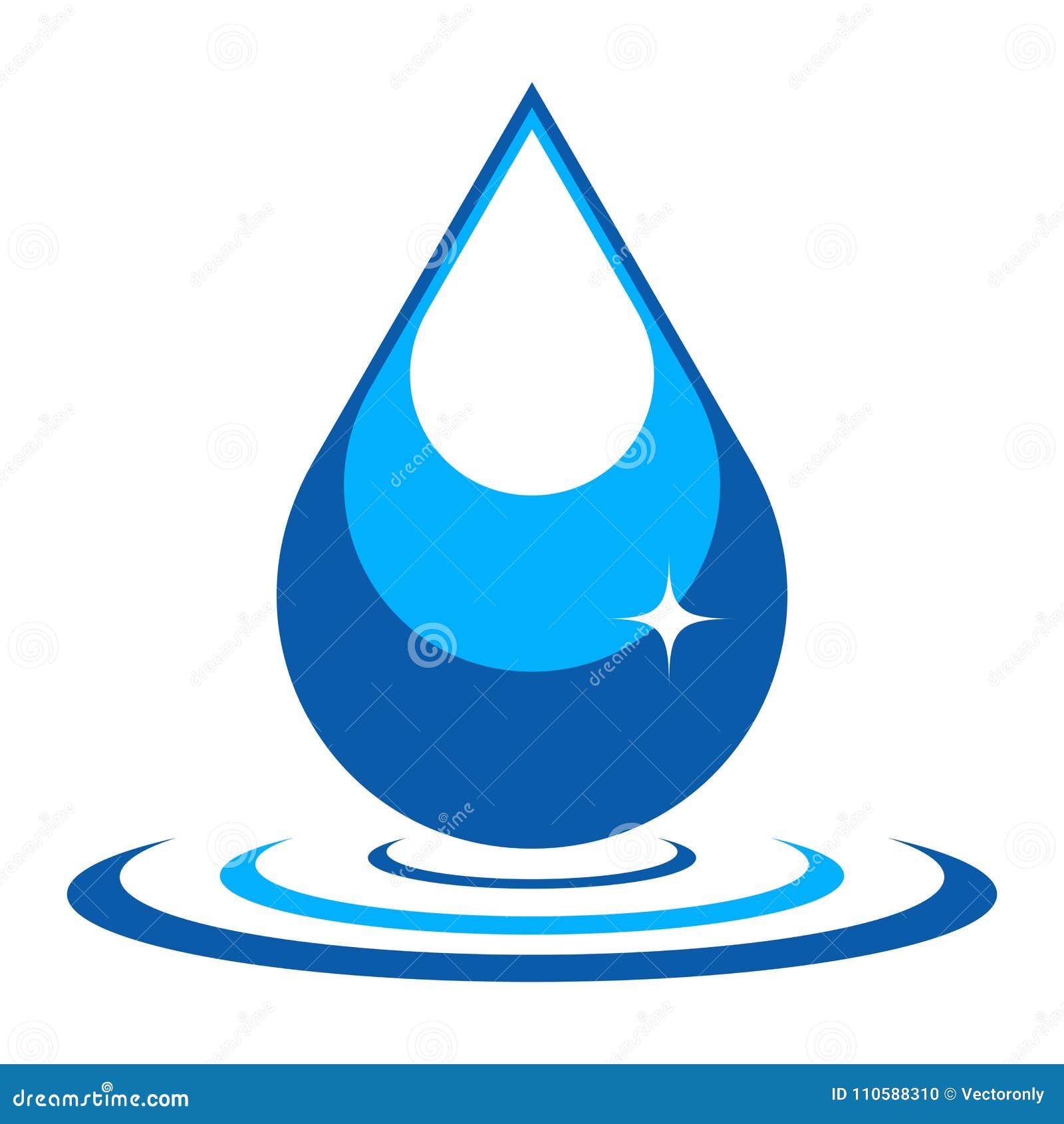 Water Ripple Illustration Royalty-Free Cartoon | CartoonDealer.com #3517733