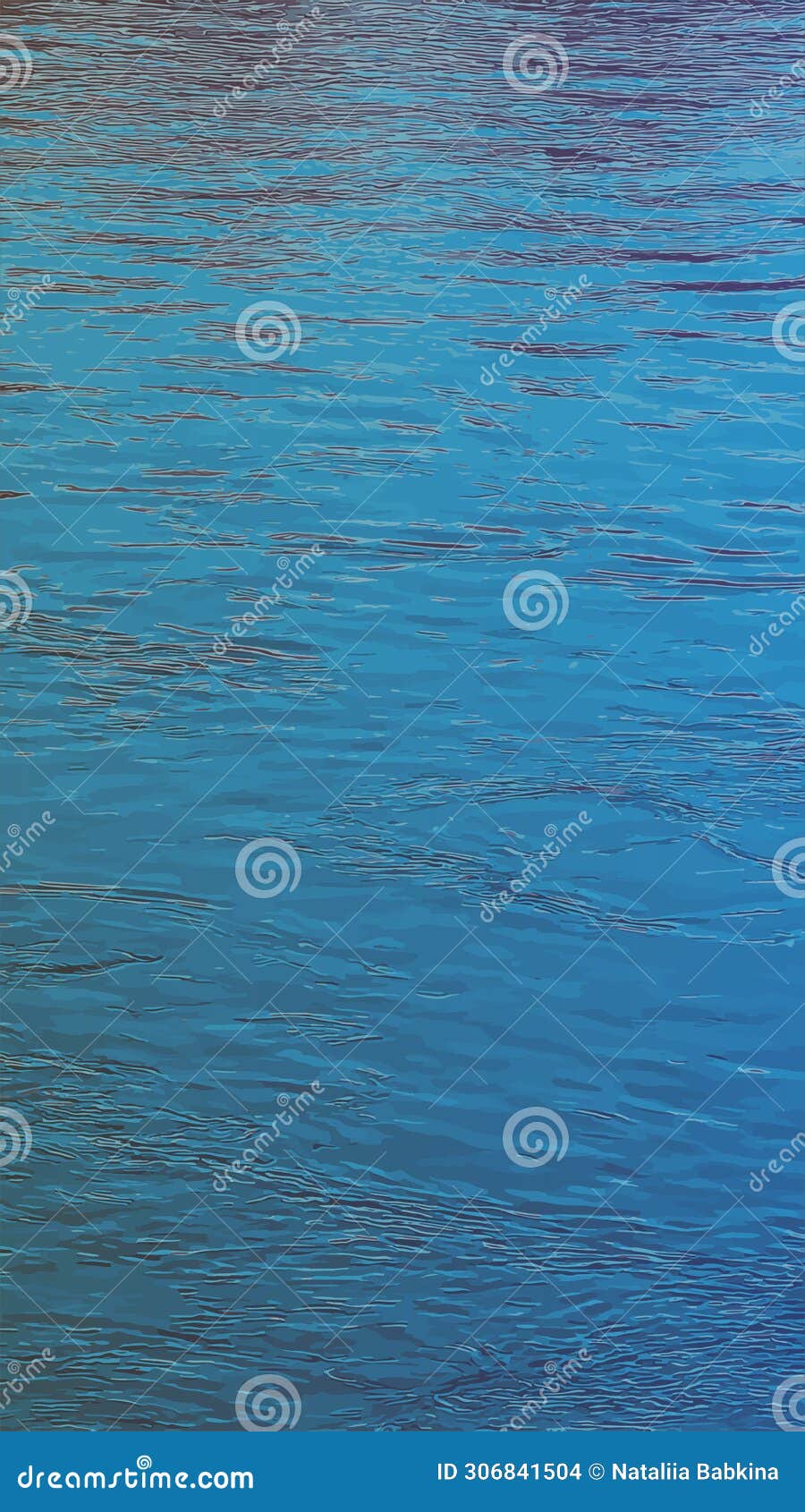 Vector Illustration Of The Water Surface Texture Of The Salzach River ...