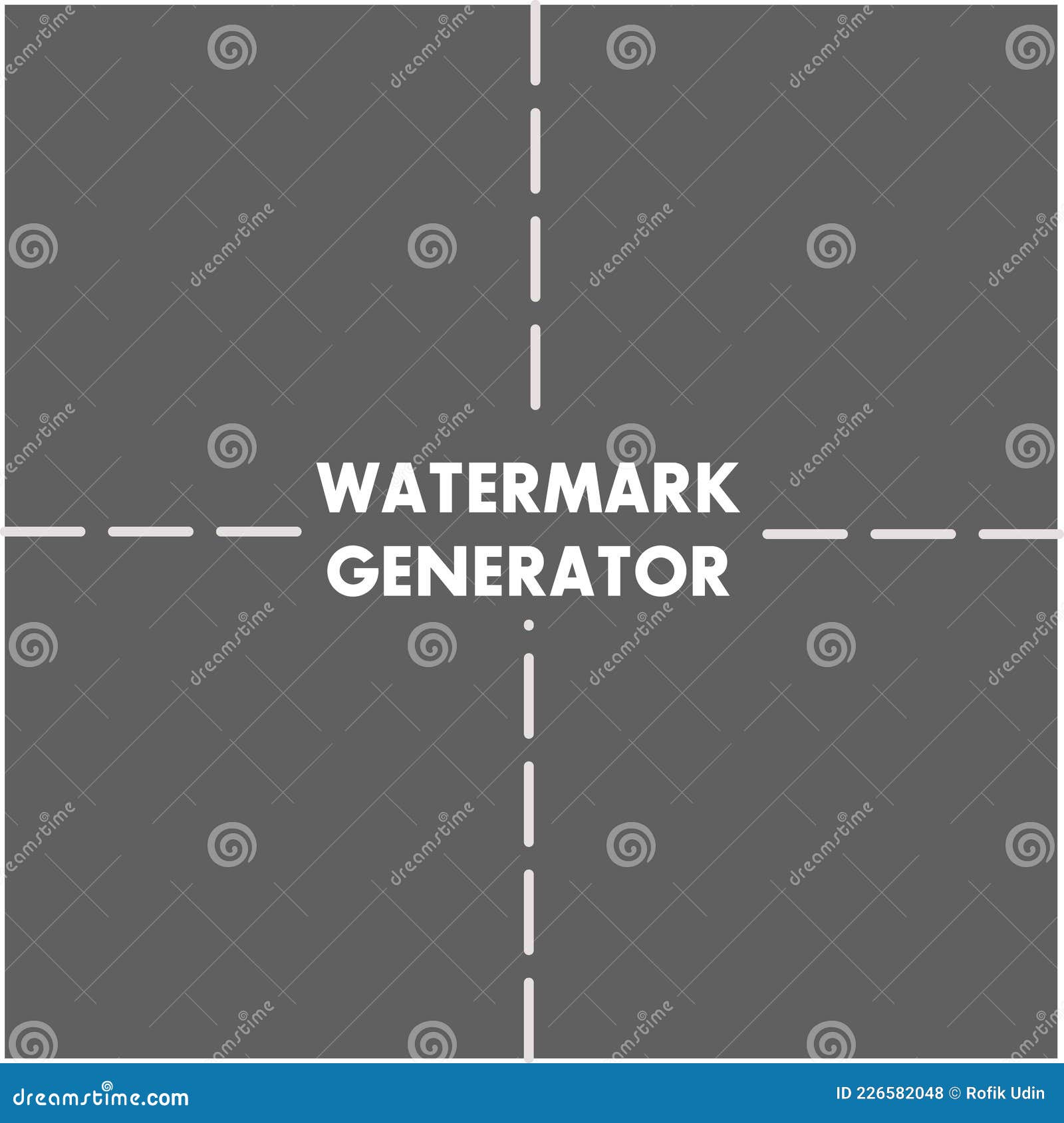Illustration of a Watermark Pattern Generator Template Design Stock ...