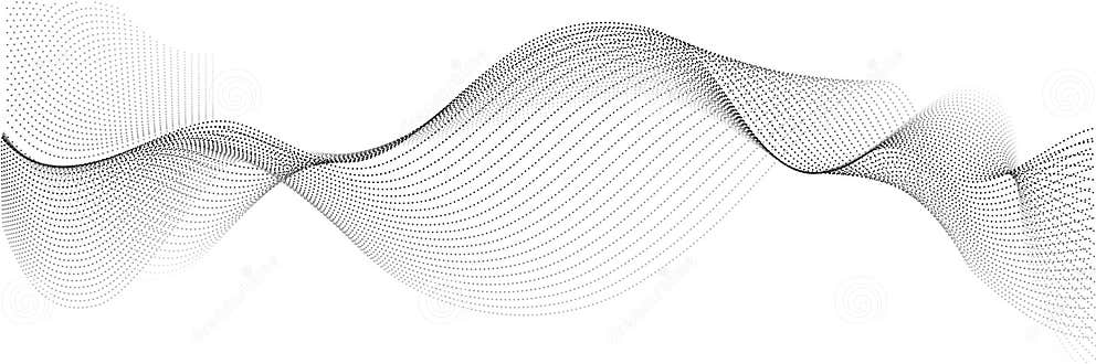 Vector Illustration. Wave-like Patterns Depict Dynamic Nature of ...