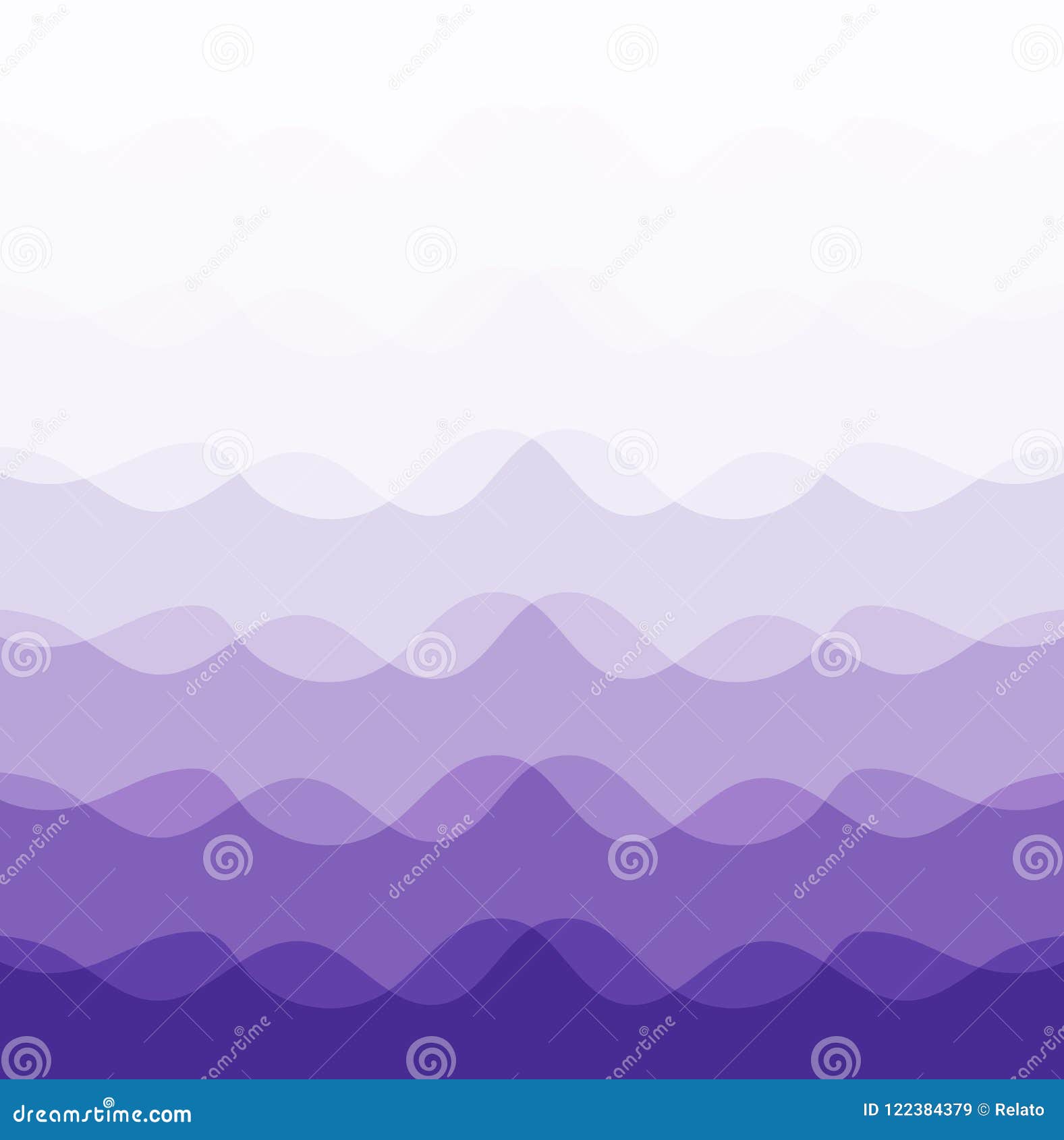 Vector Waves Background with Space for Text Stock Vector - Illustration ...
