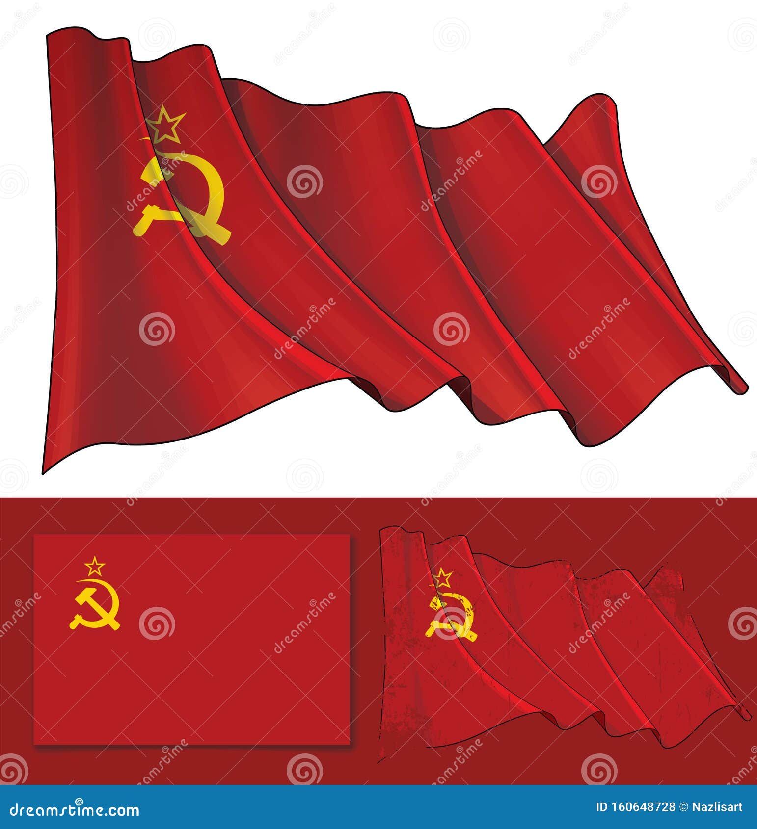 Flag Soviet Union Stock Photography | CartoonDealer.com #6583004