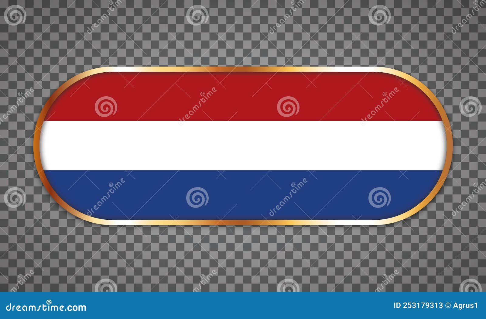 Vector Illustration of Web Button Banner with Country Flag of ...
