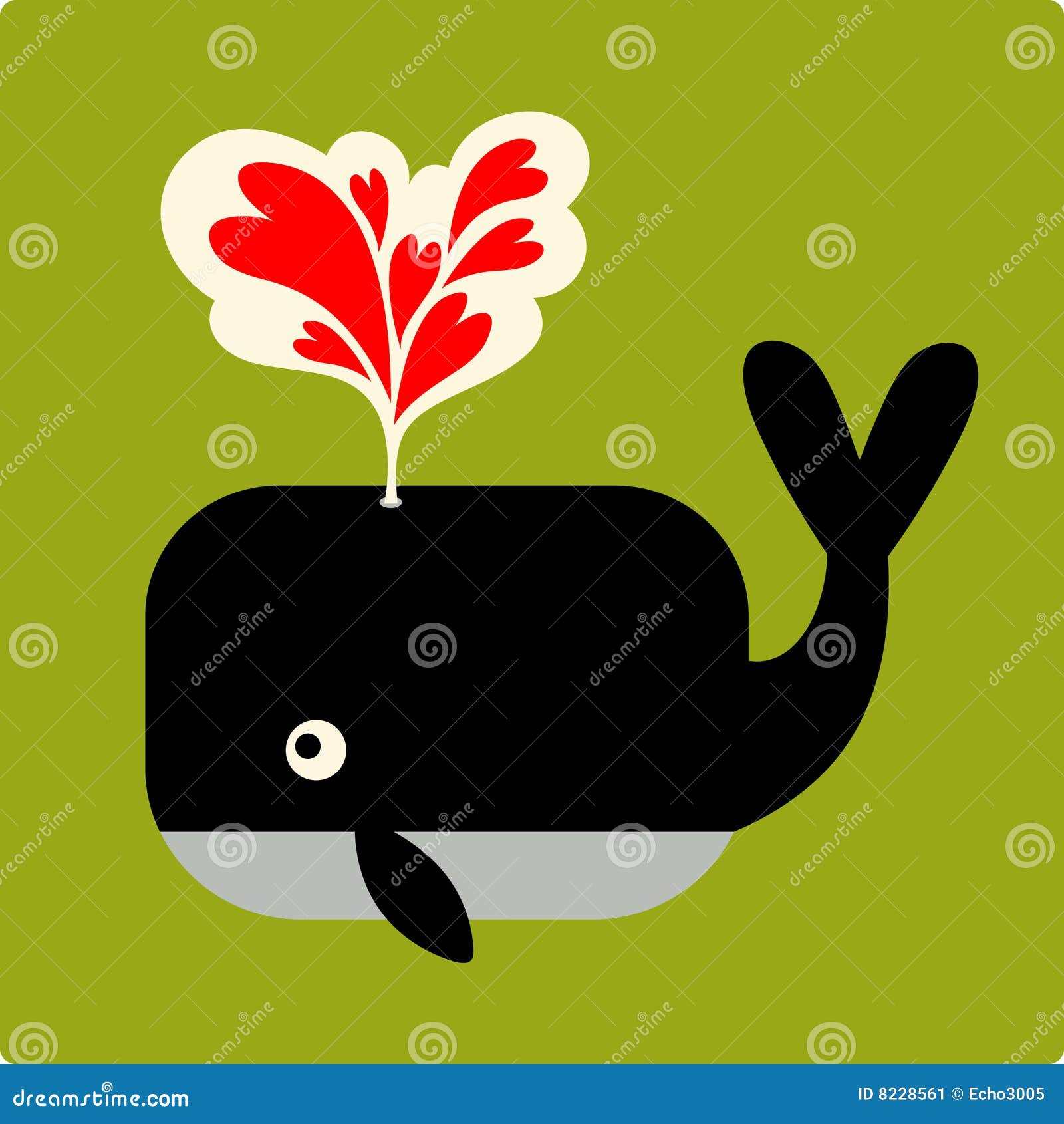 Heart Whale Tail Stock Illustrations – 238 Heart Whale Tail Stock ...