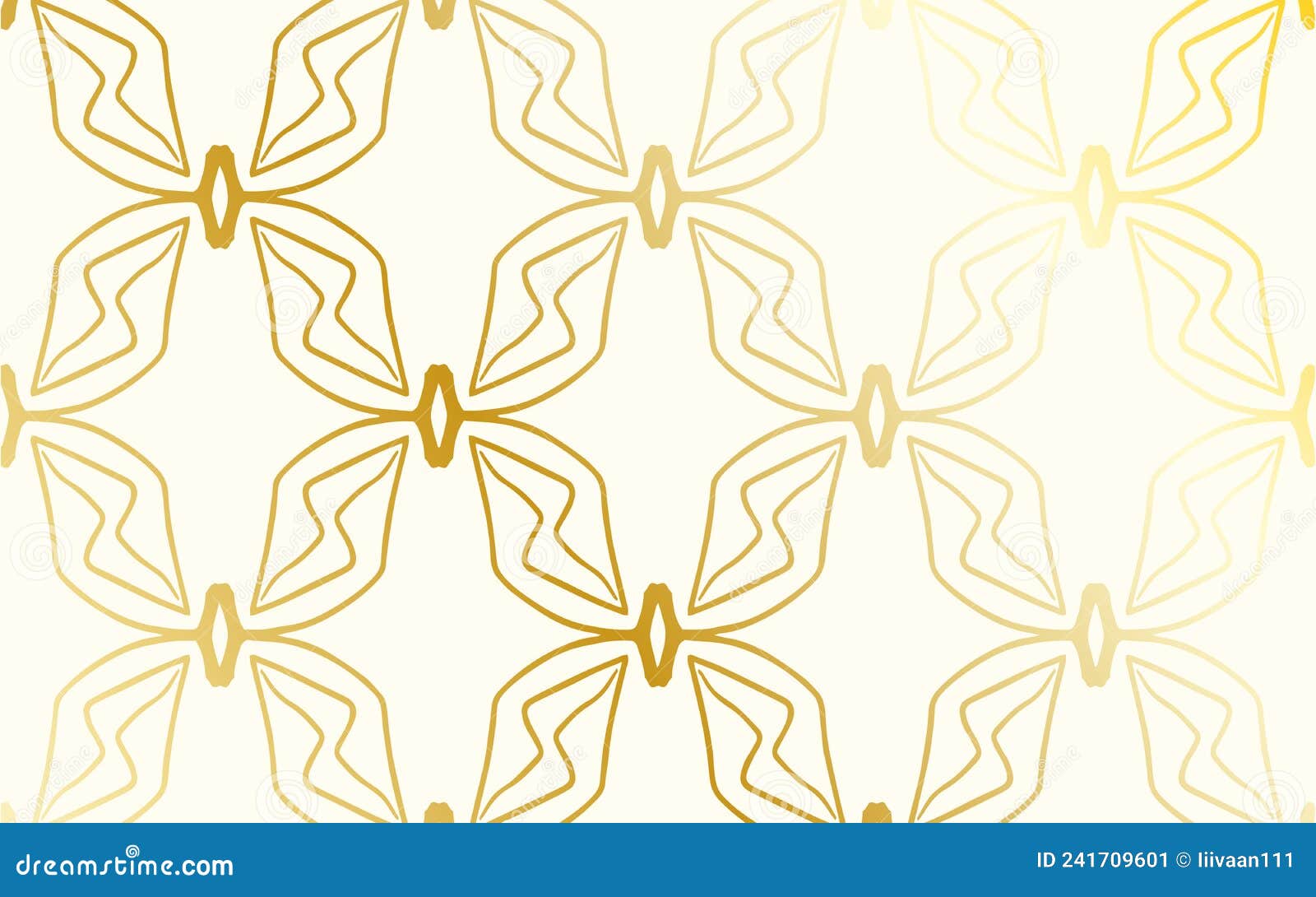 White Background with Gold Pattern Stock Vector - Illustration of ...