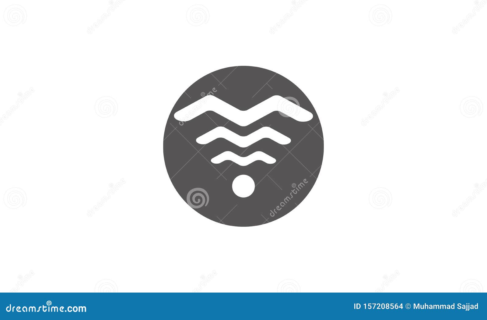 Vector 3D Wifi Wireless Connection Logo Wifi Icon Wifi Sign Stock ...