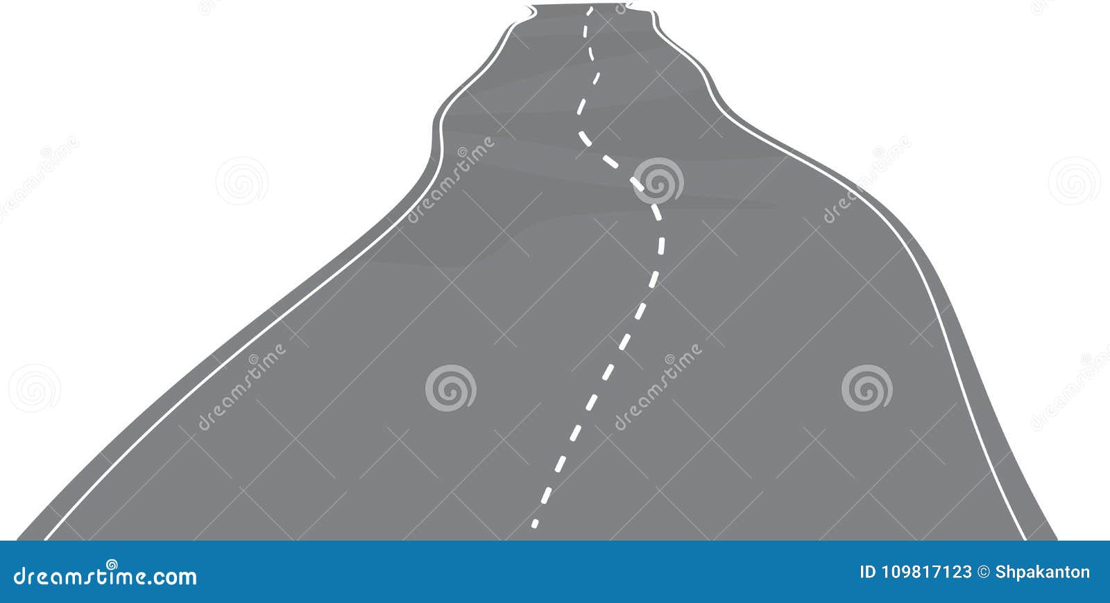 Road Marks. Street Lines On Asphalt Bus Station Marks Speed Signs ...