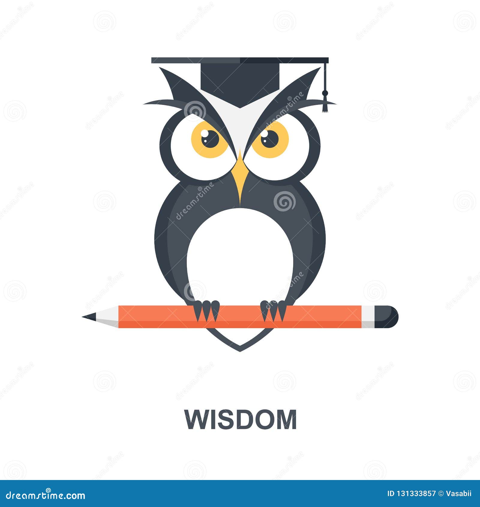 Wisdom icon concept stock vector. Illustration of wisdom - 131333857