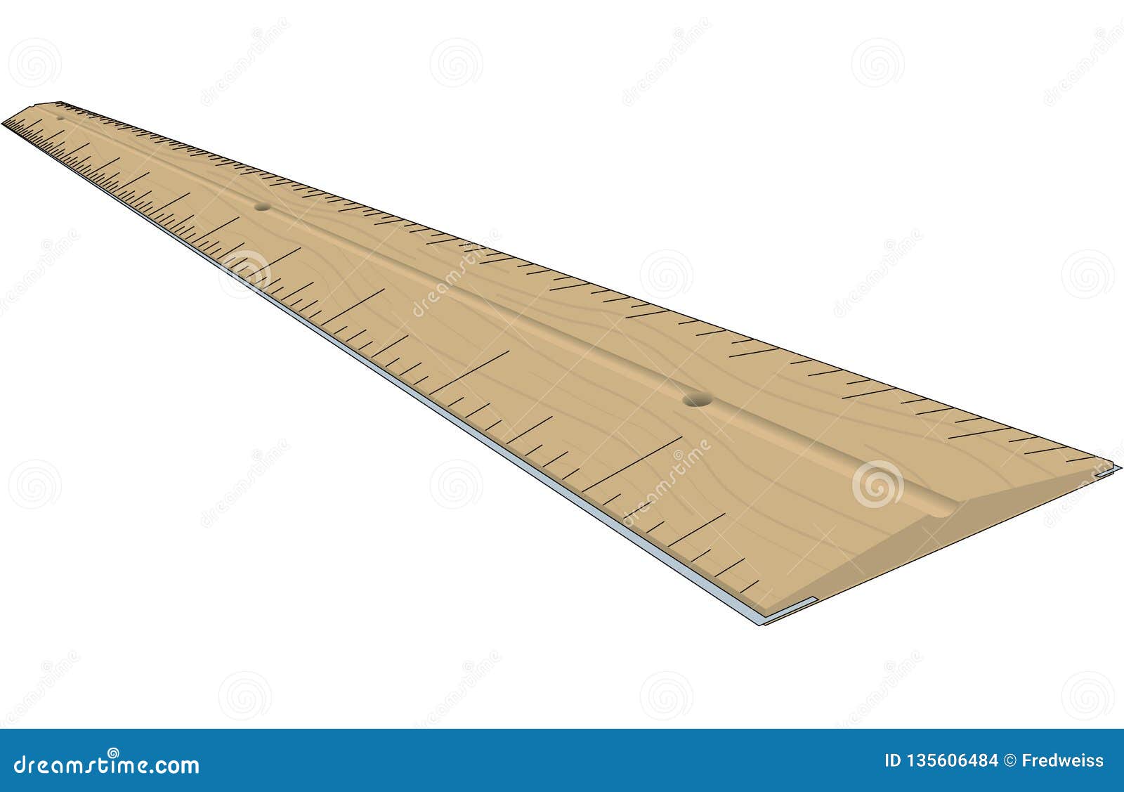 Ruler Vector Illustration stock vector. Illustration of rule - 135606484