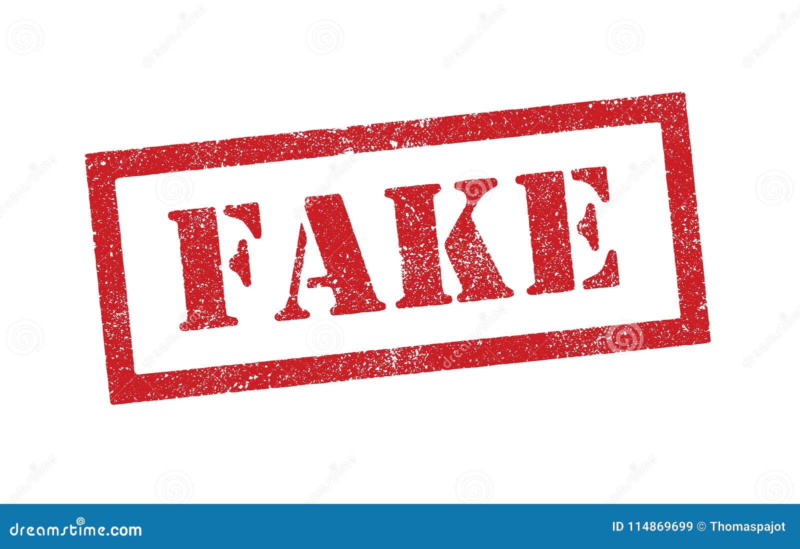 Fake Ink Stamp Cartoon Vector | CartoonDealer.com #114869699