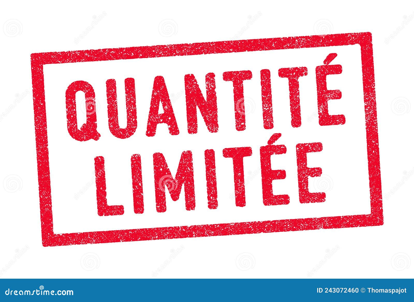 Limited Quantity Red Ink Stamp Vector Illustration | CartoonDealer.com ...