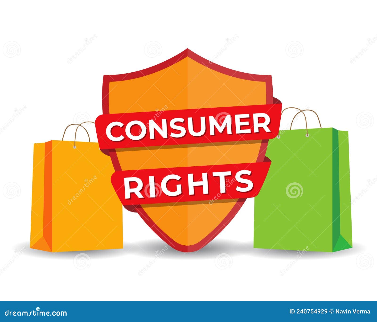 Vector Illustration for World Consumer Rights Day Stock Vector ...