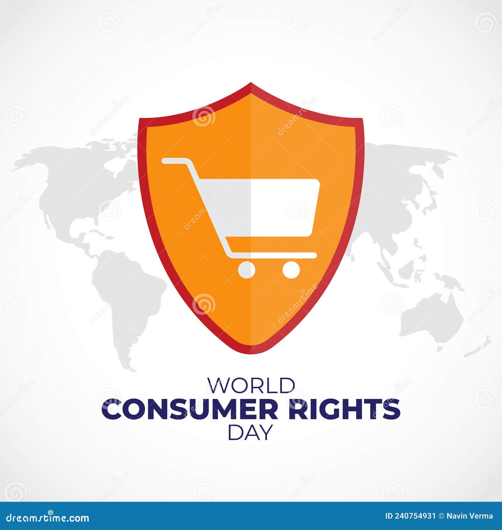 Vector Illustration for World Consumer Rights Day Stock Vector ...