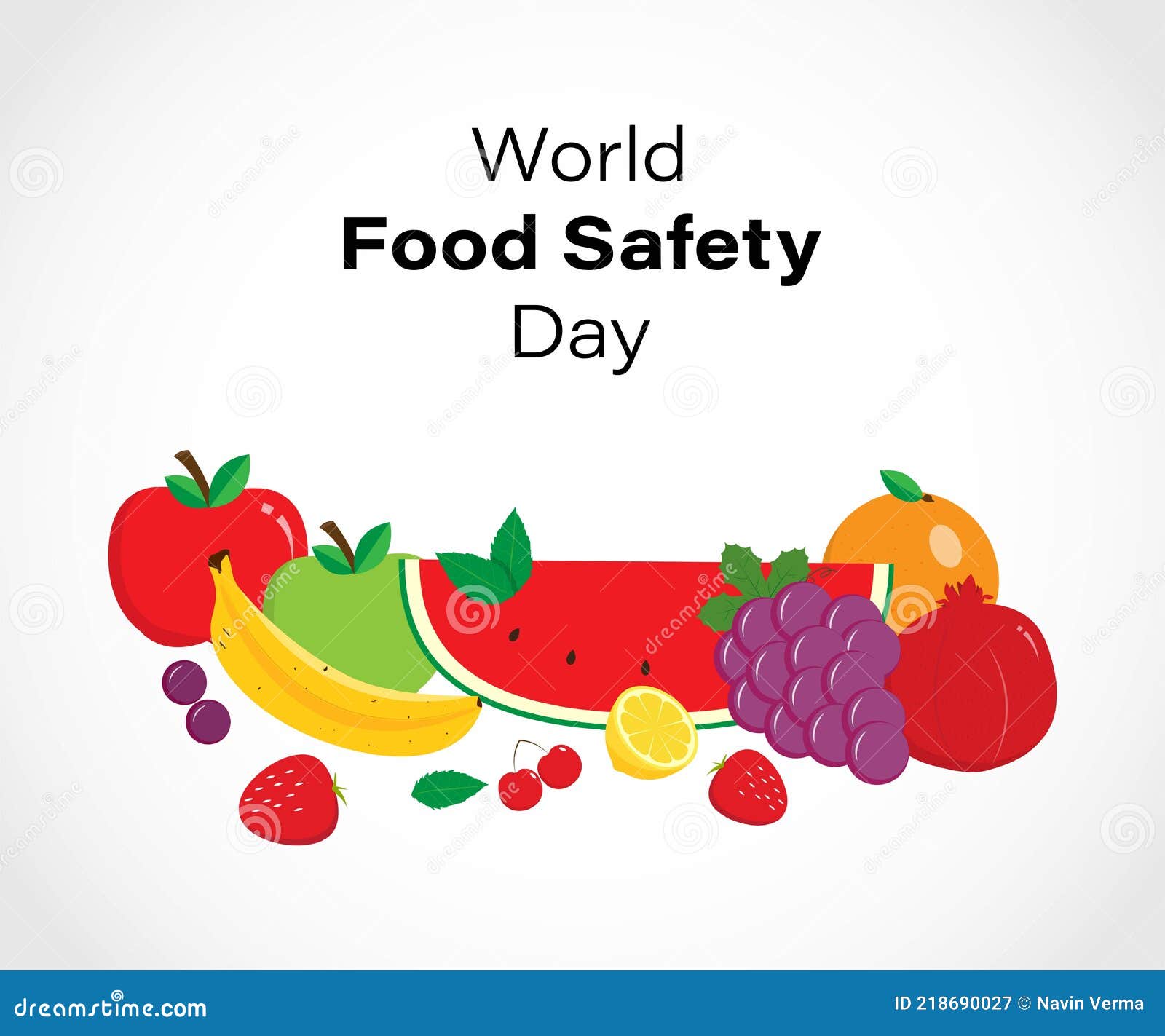Vector Illustration for World Food Safety Day. Stock Illustration ...