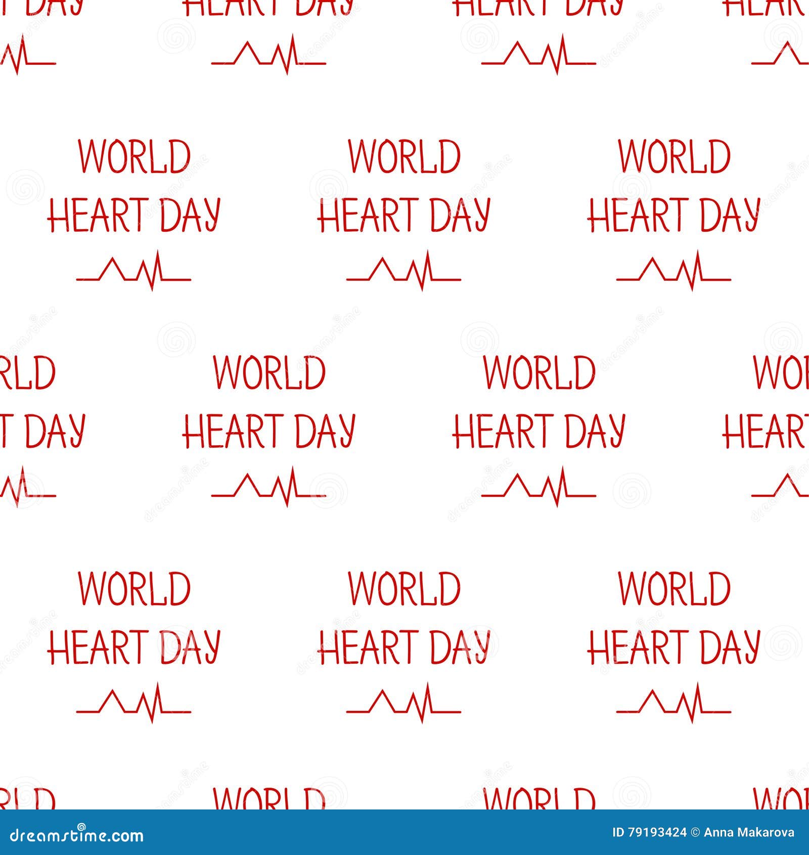 Vector Illustration World Heart Day Background Stock Illustration ...