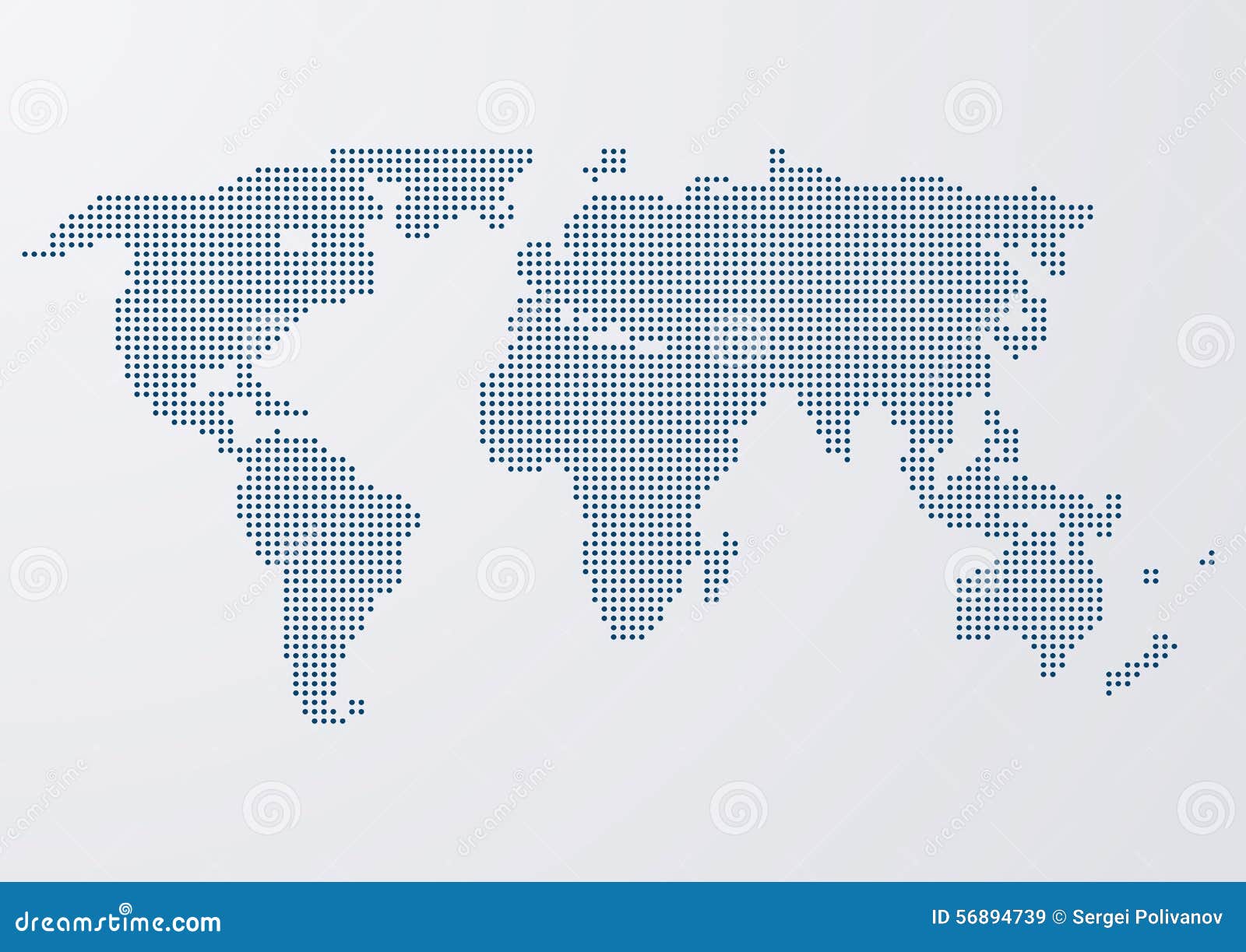 Vector Illustration Of A World Map Circles | CartoonDealer.com #56894739