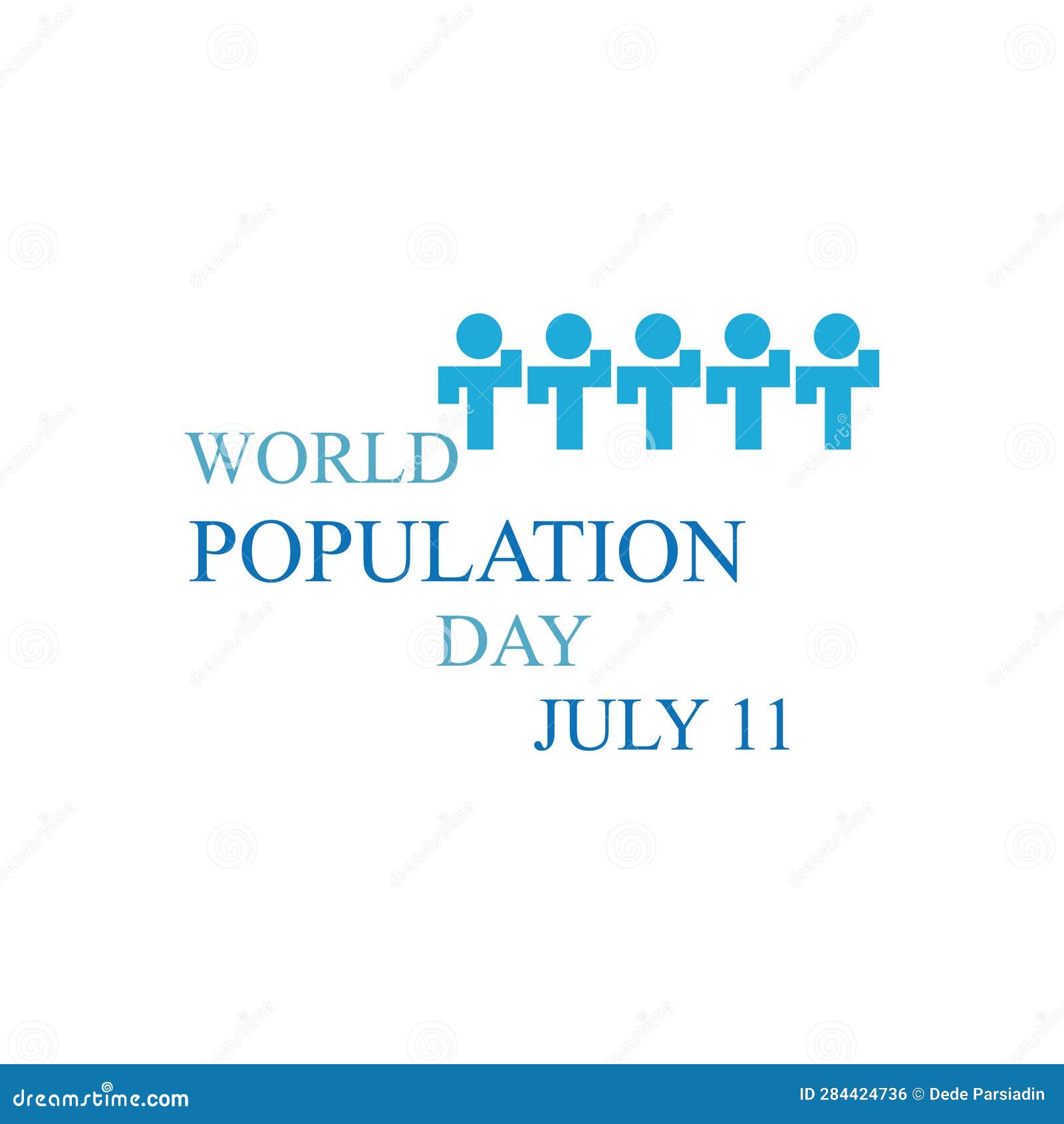 Vector Illustration of World Population Day Concept, 11July ...