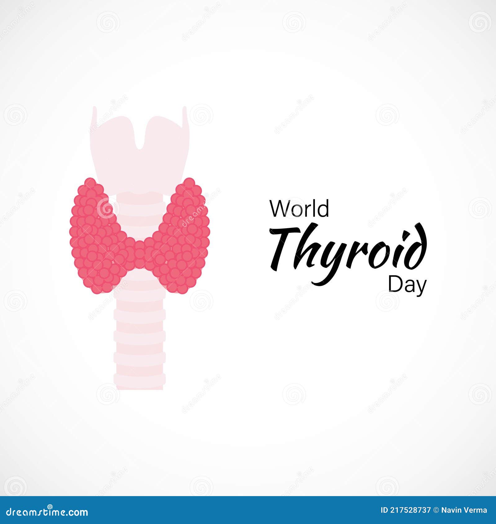 Vector Illustration for World Thyroid Day. Stock Vector - Illustration ...