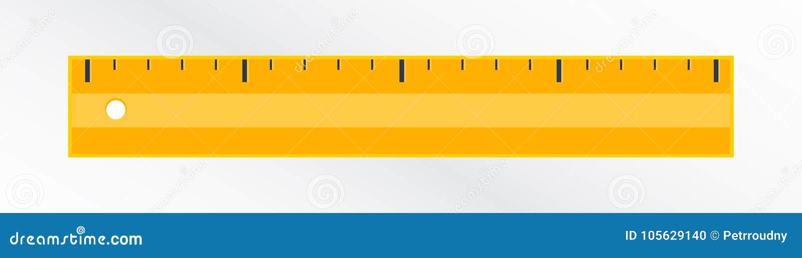 Vector Illustration of Ruler Modern Simple Icon Stock Vector ...
