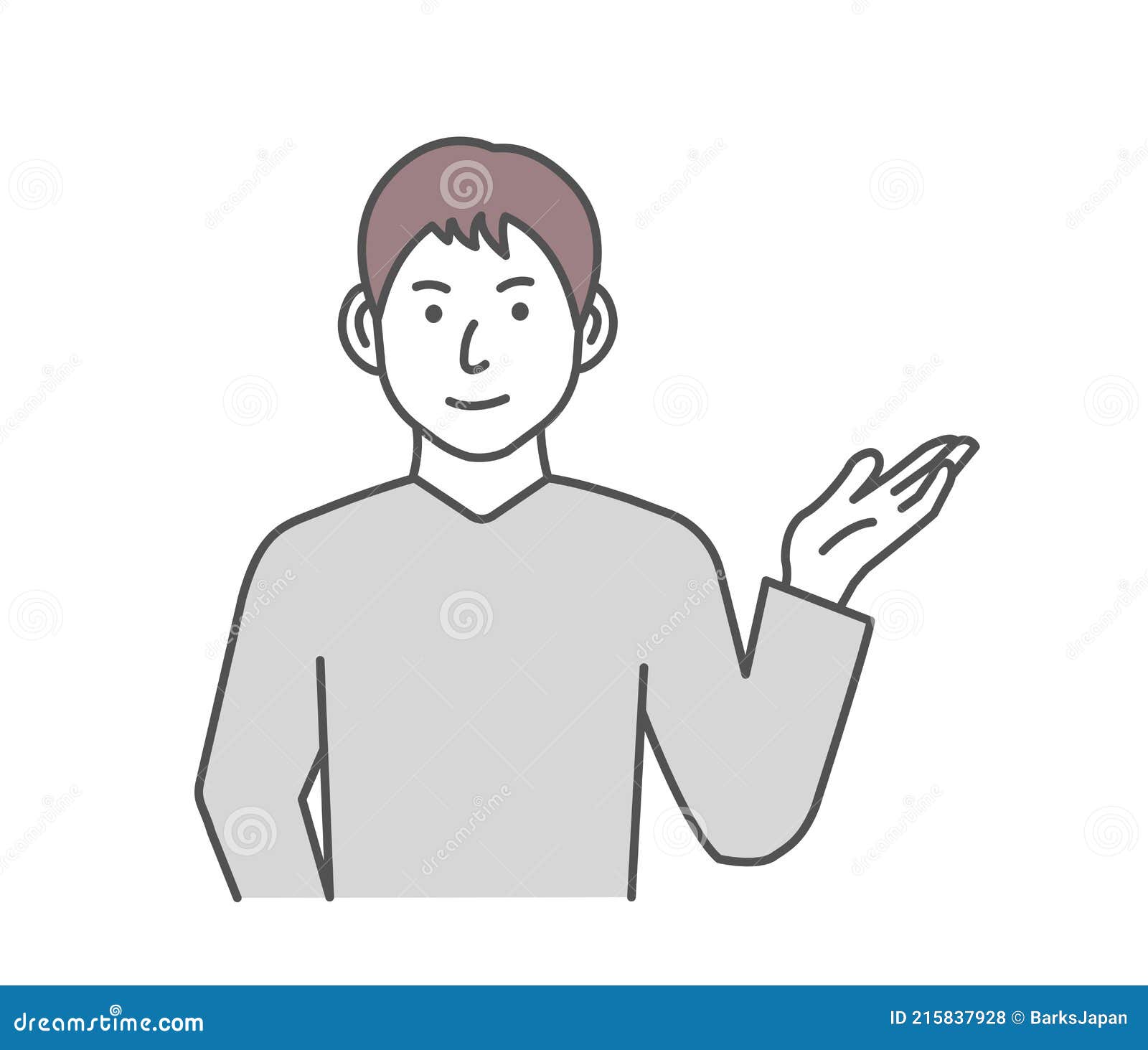 Illustration Of A Boy Introducing His Friend To The Girl Cartoon Vector ...