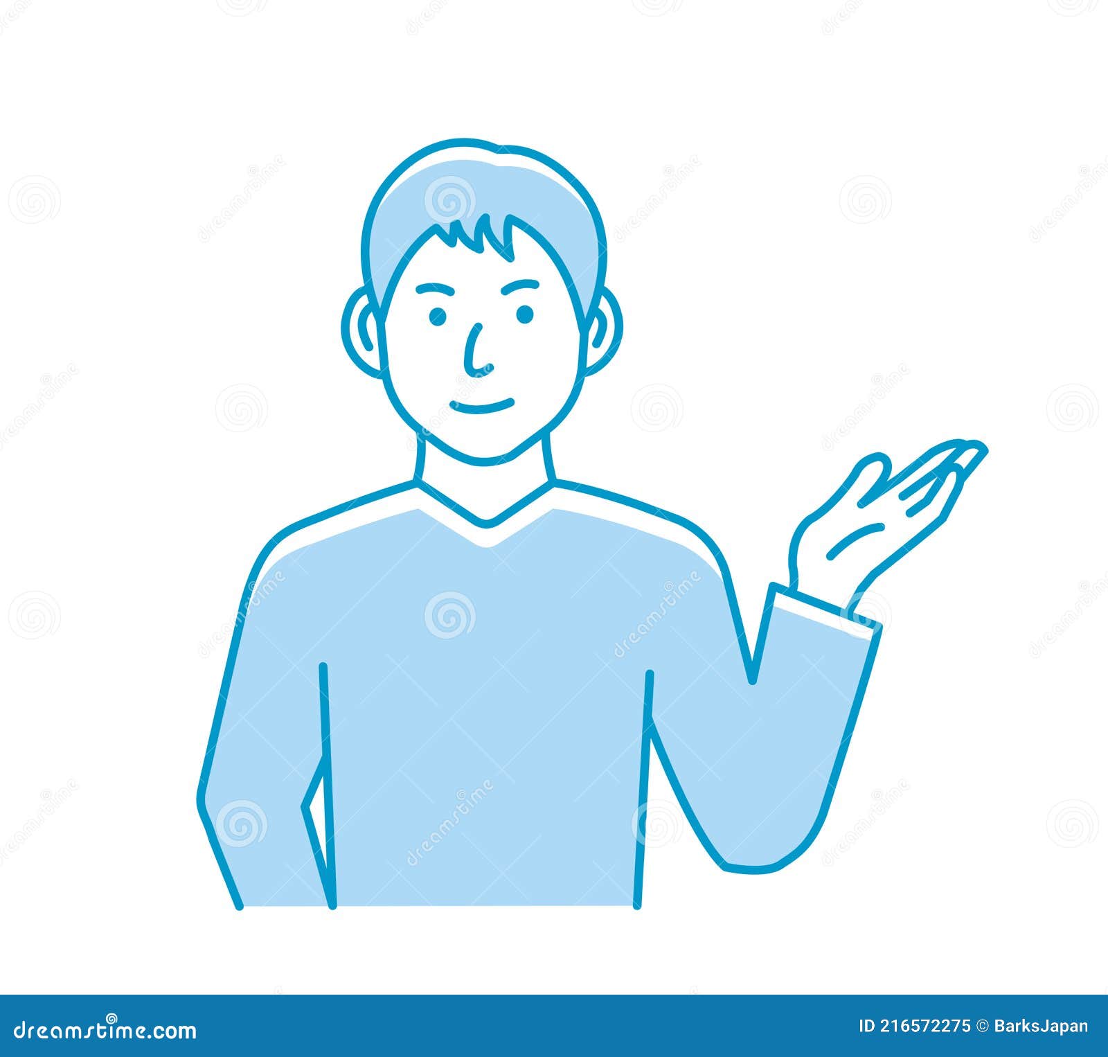 Illustration Of A Boy Introducing His Friend To The Girl Cartoon Vector ...