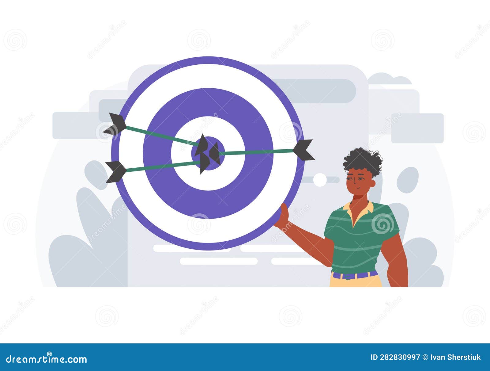 The Guy Holds in His Handwrite a Devour with Arrow that Hit the Digest ...