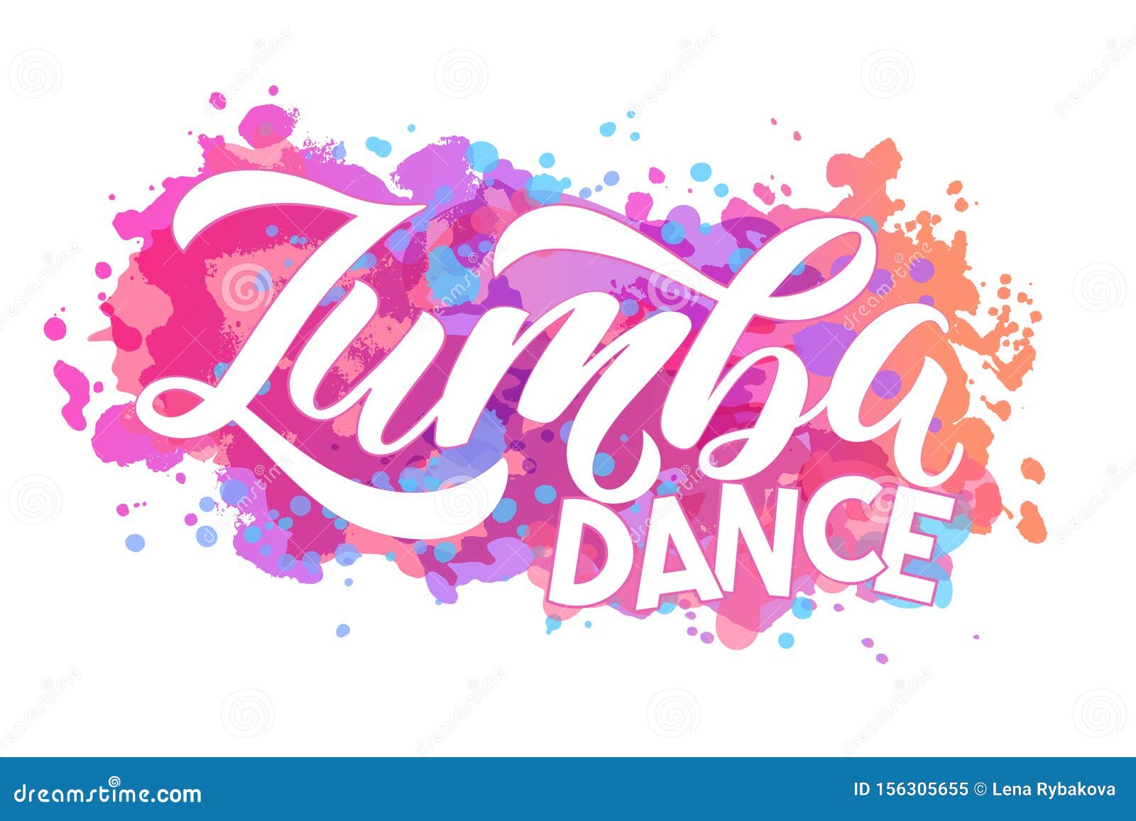 Vector Illustration Of Zumba Text Stock Vector Illustration Of