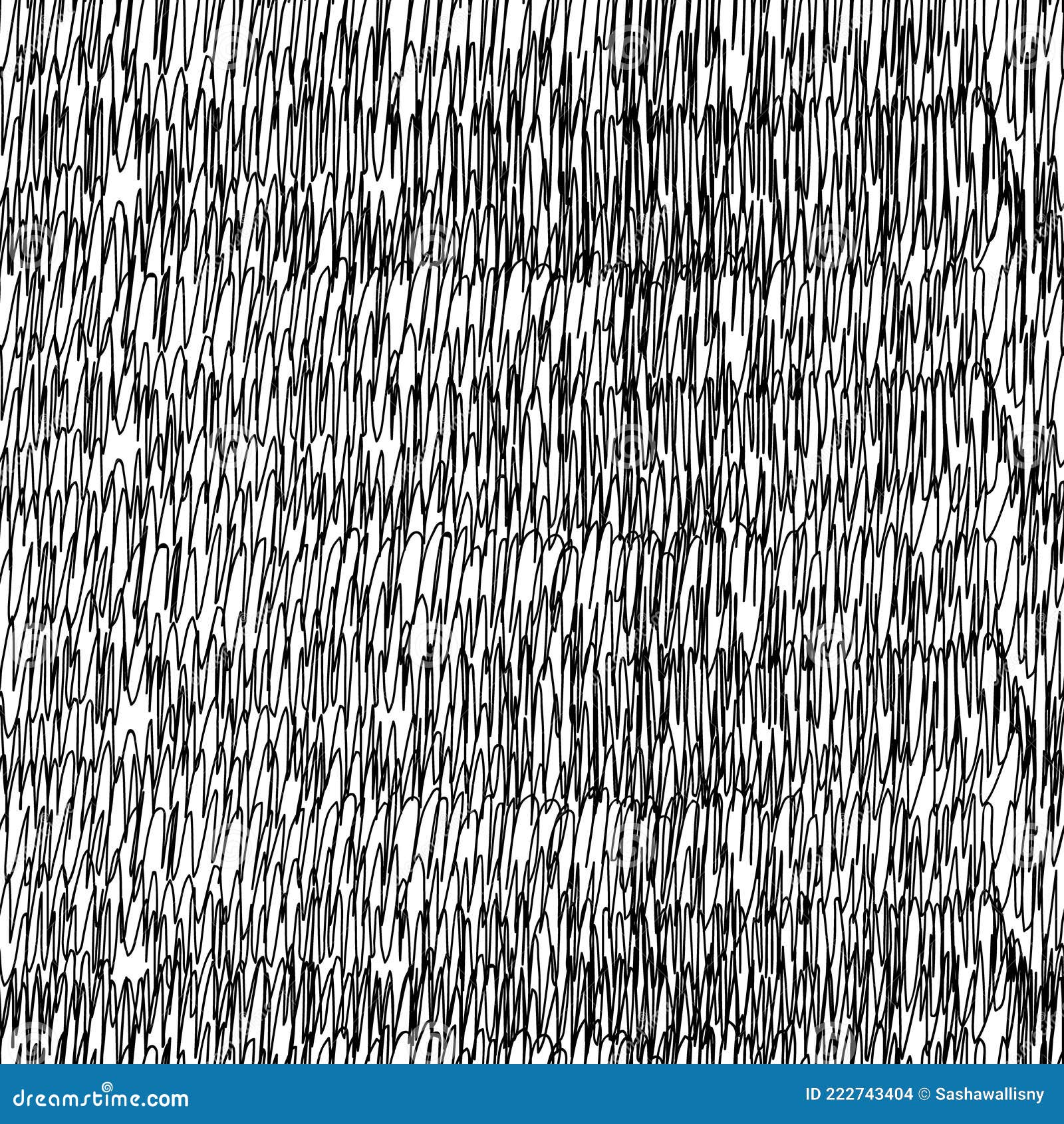 Vector Illustrations of Abstract Hand Drawn Scribble Lines Seamless ...