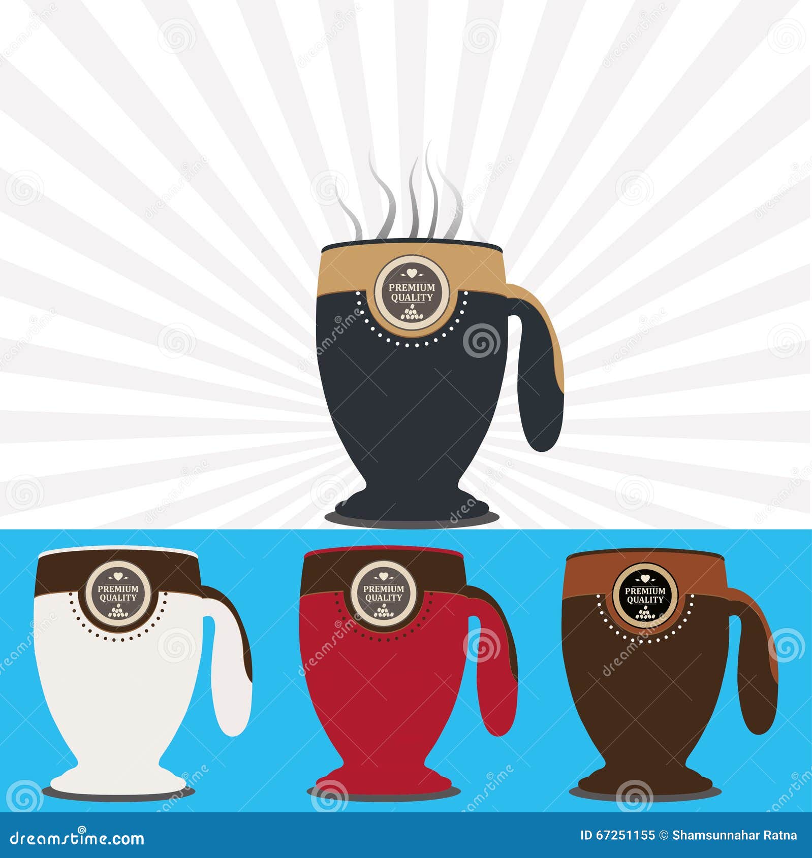 Vector Illustrations As Symbol of Coffee Mug Stock Vector ...