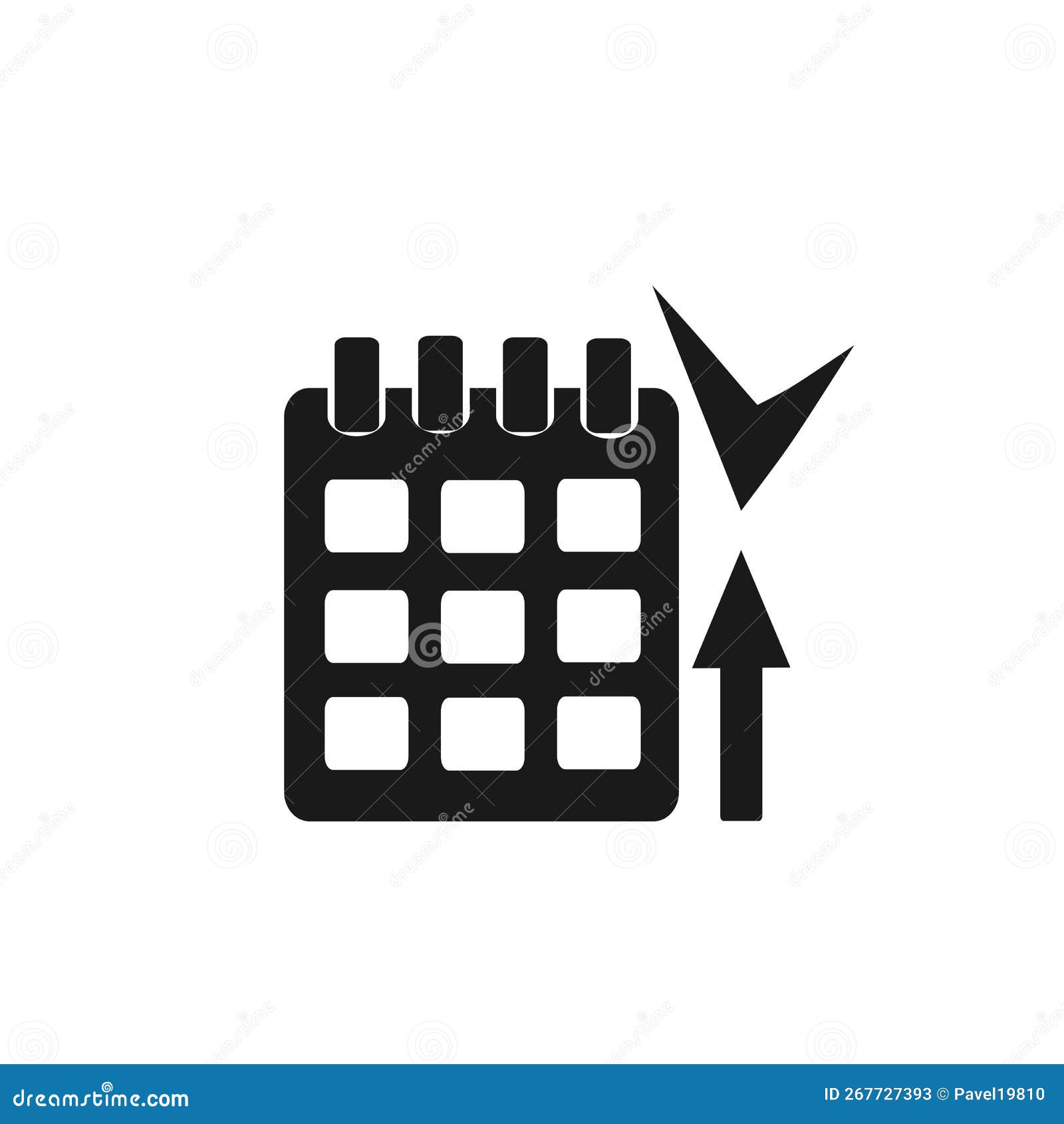 Vector Illustrations, Calendar Icon, Event. Stock Vector - Illustration ...